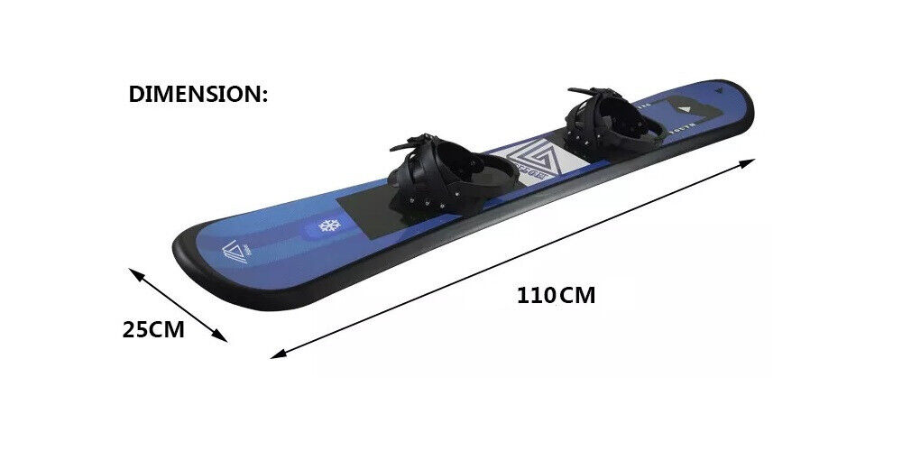 Kids / Junior Lightweight Plastic Backyard Snowboard - 110cm with ...