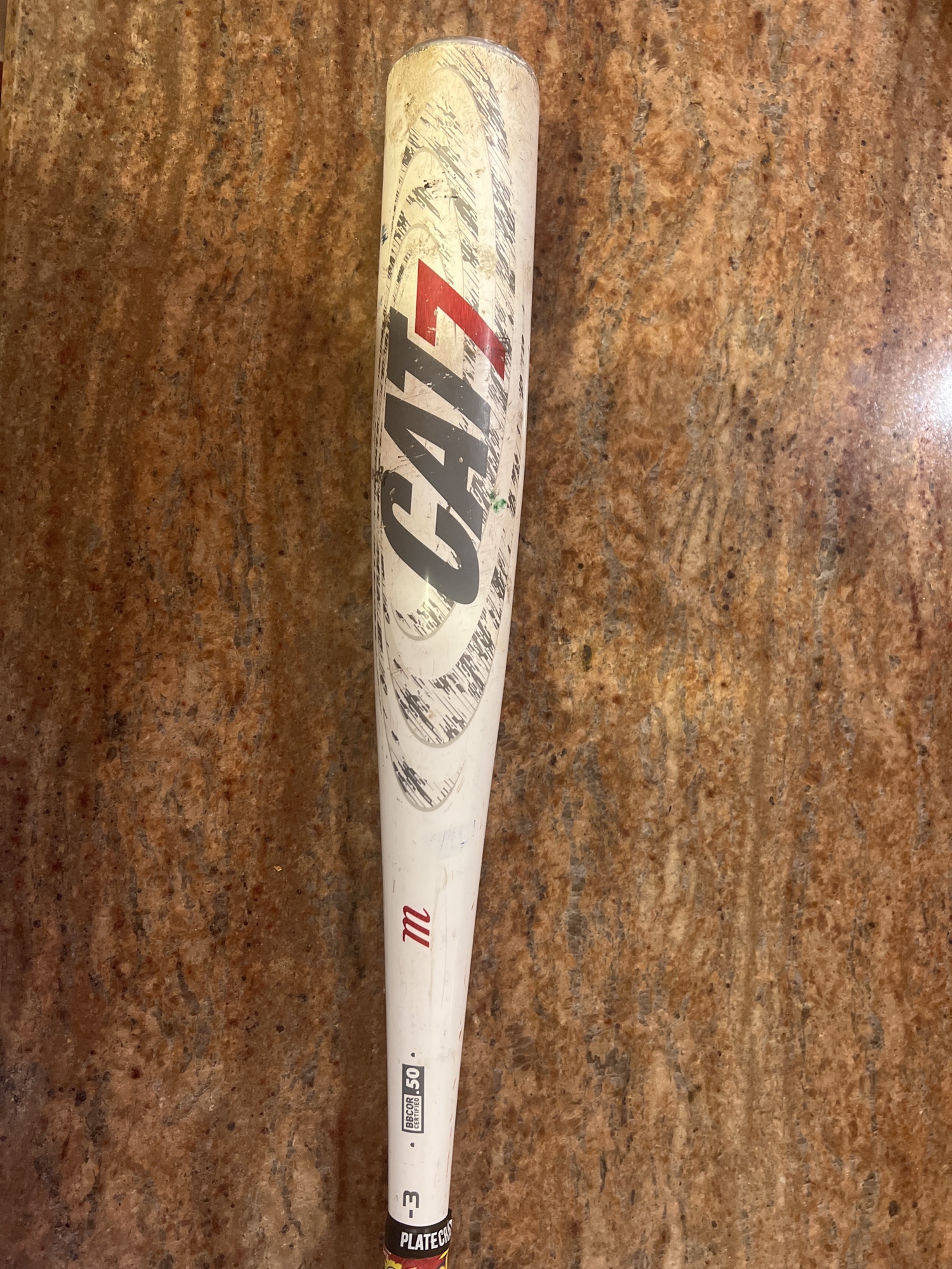 Used Marucci Alloy CAT 7 Bat (-3) 27 Oz 30" | SidelineSwap
