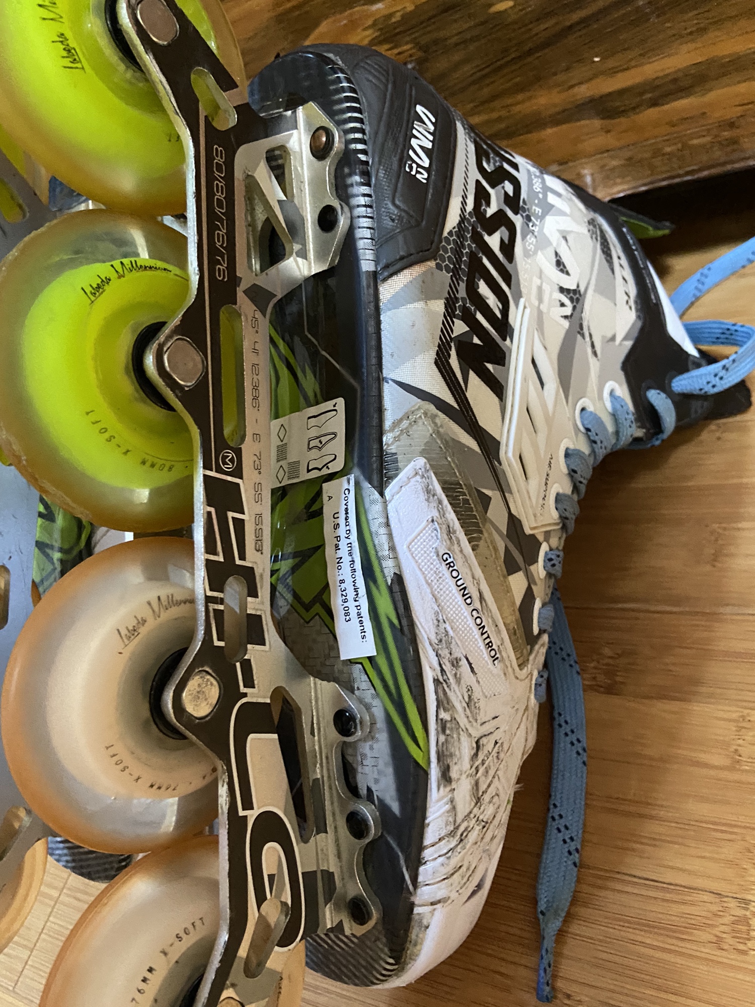 Mission Inhaler wm02 In line roller hockey skates Senior size 9 ...