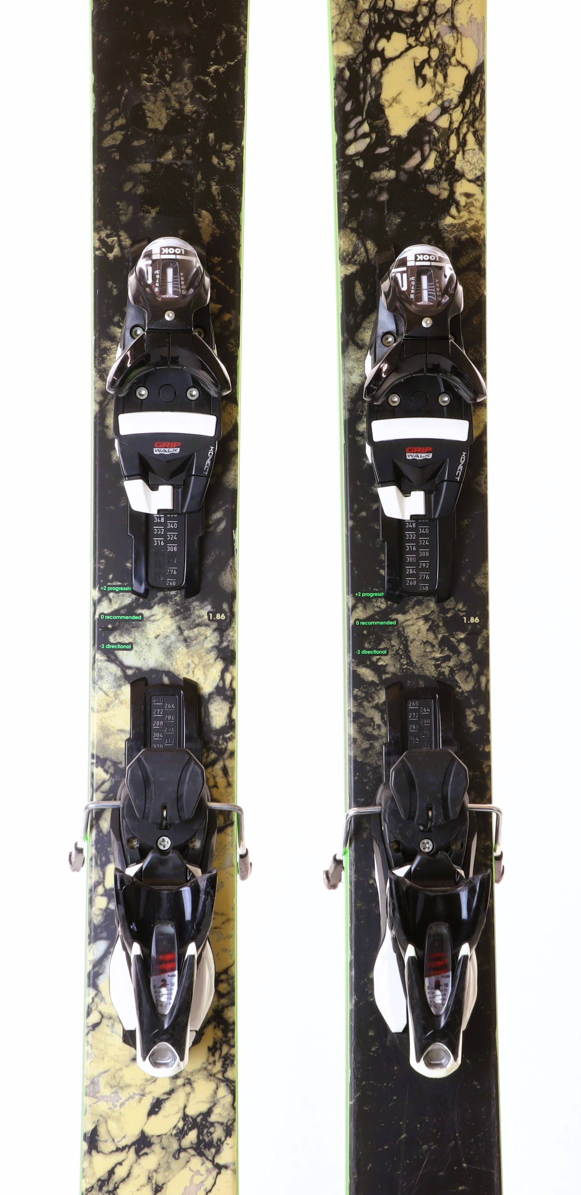 Used 2022 Rossignol Black Ops Sender skis w/ Marker Griffon 13Look SPX 12, Size: 178 (Option ...