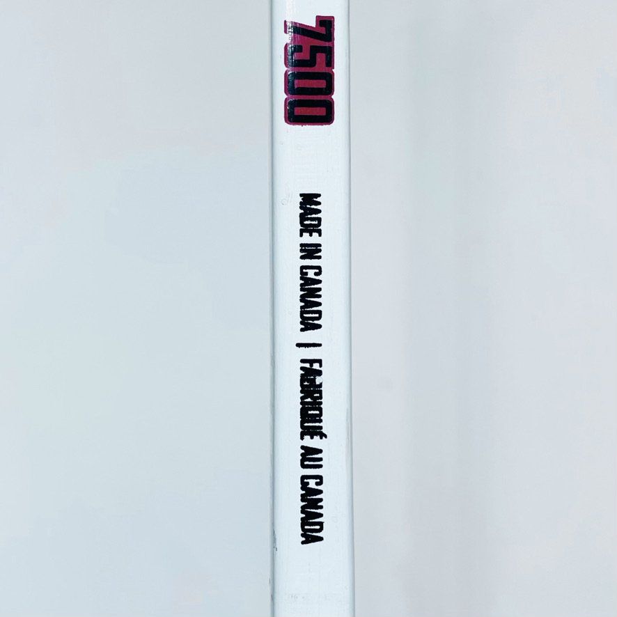 New 5 Pack Custom White/Red Bauer Supreme 7500 Goalie Hockey Sticks ...