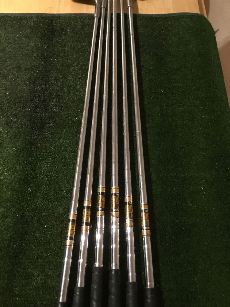 Tour Model II Red Dot Irons Set (5-PW) Stiff S300 Gold Plus Steel ...