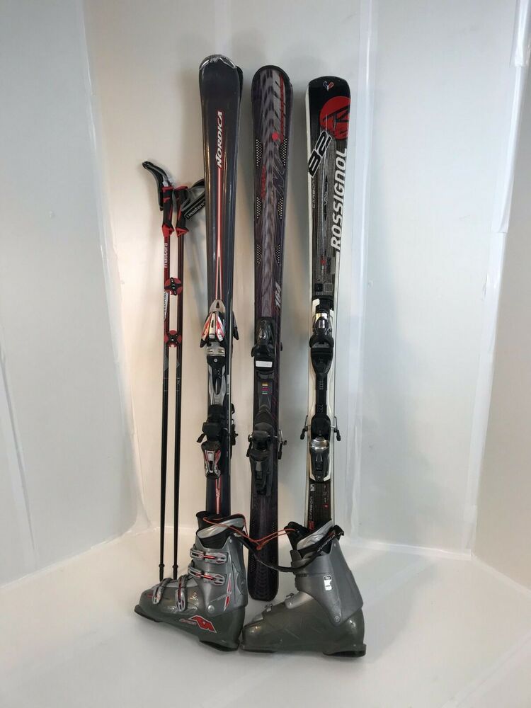Used Ski Package, Skis, Bindings, Boots & NEW Ski Poles. Custom Fit to Order! | SidelineSwap