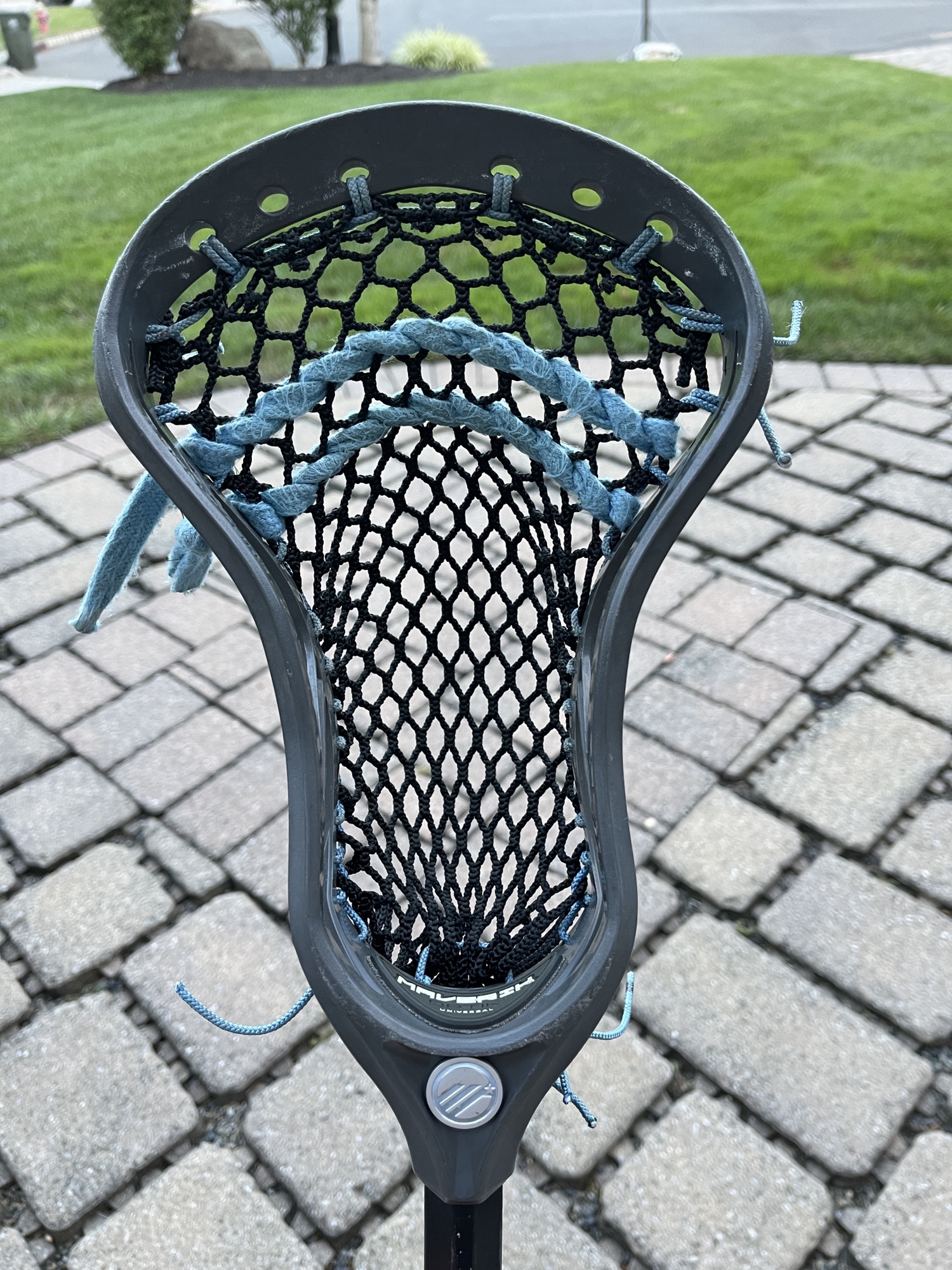 Used Grey Maverik Tactik head with black ECD mesh and Carolina shooters ...