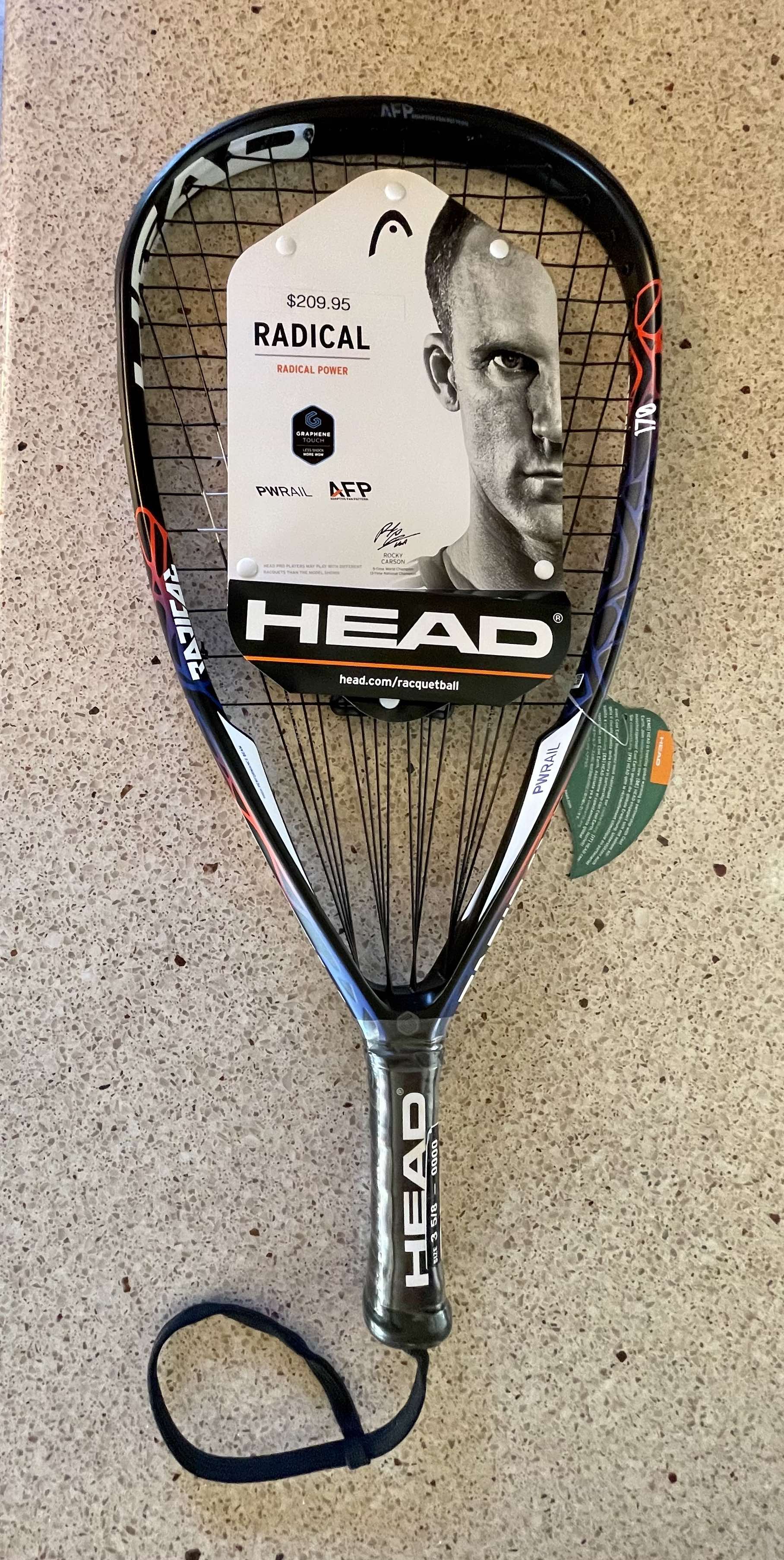 New HEAD Graphene Touch Radical 170 Racquetball Racquet | SidelineSwap