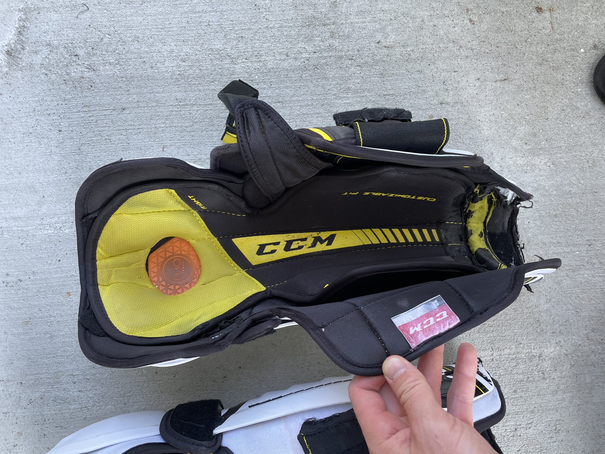 CCM Pro Stock Super Tacks AS1 Shin Pads | SidelineSwap