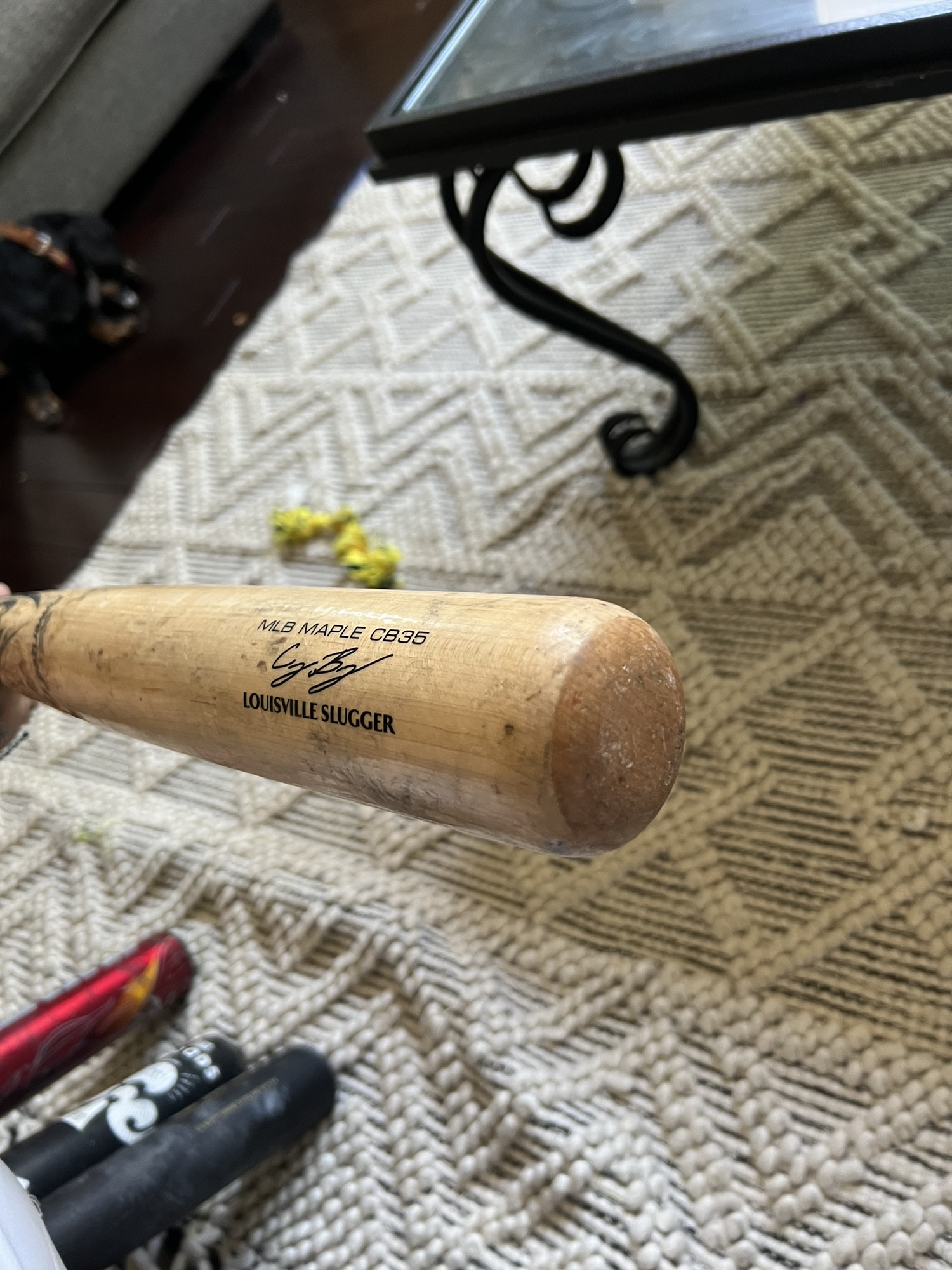 LOUISVILLE SLUGGER CODY BELLINGER CB35 HARD MAPLE WOOD BAT 33 ...