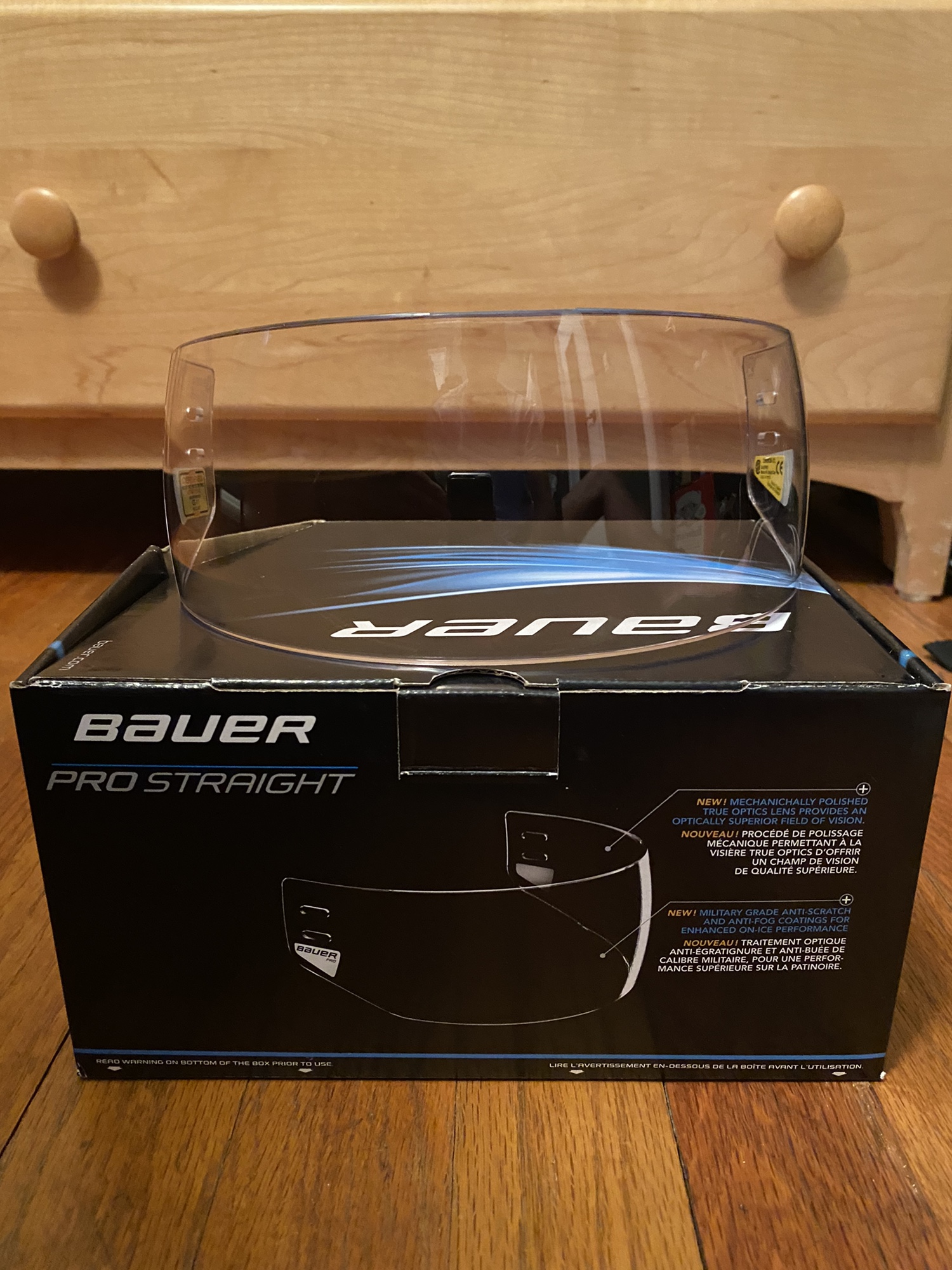 Bauer Visor Pro Straight Visor Clear | SidelineSwap