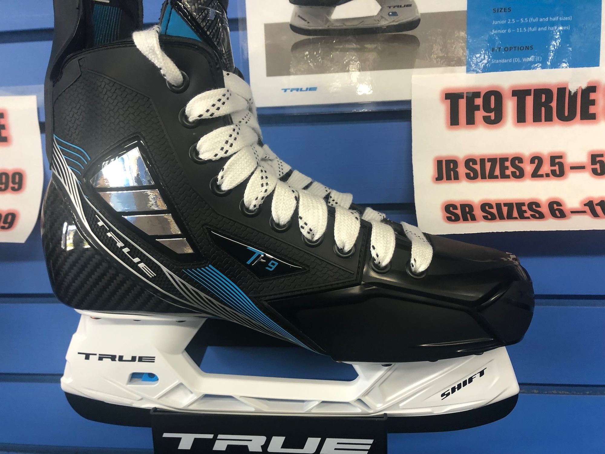 New True Wide Width Size 8.5 TF9 Hockey Skates | SidelineSwap