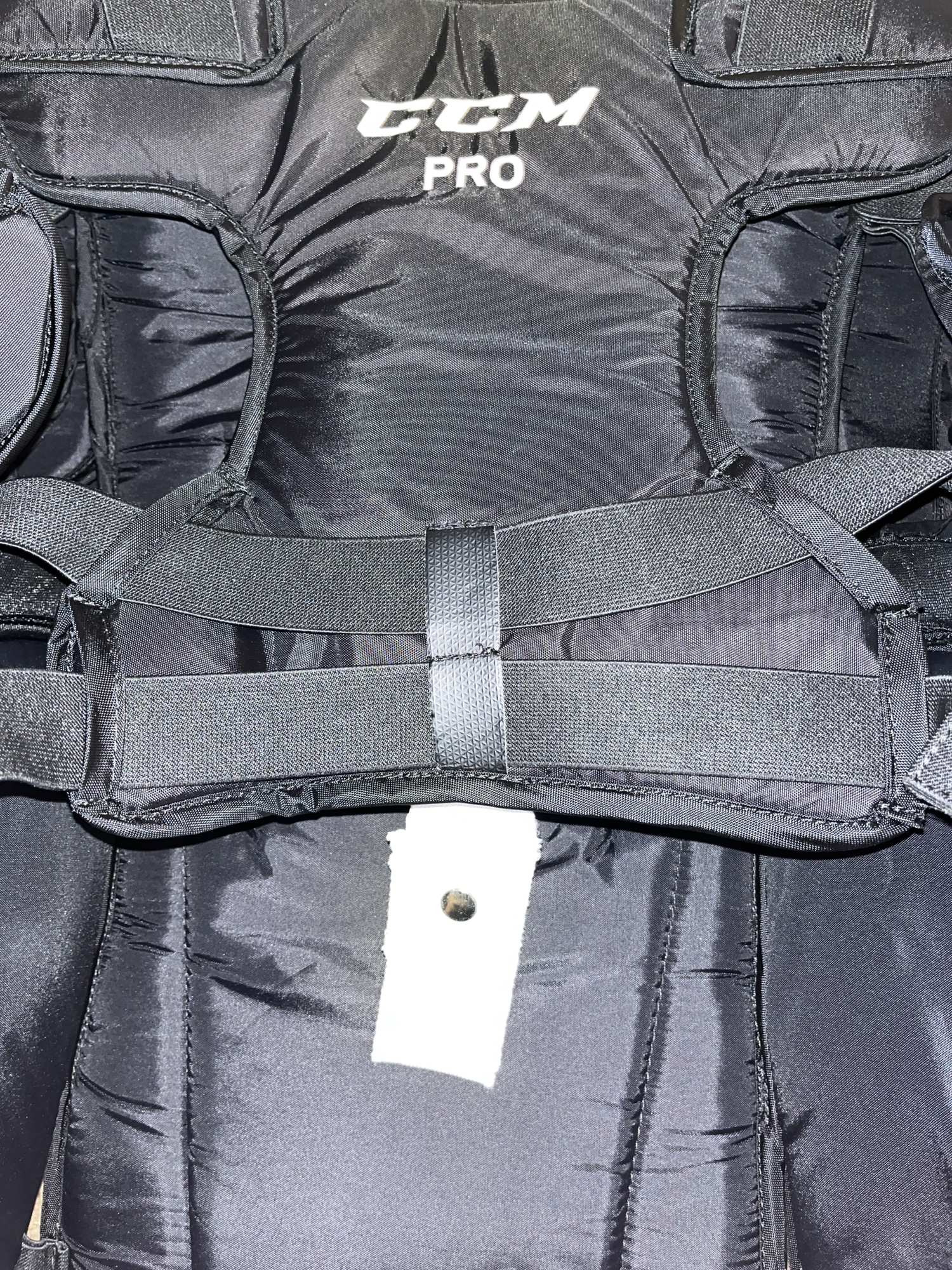 RARE USED Once CCM PRO Stock Goalie Chest Protector W/ Kay Whitmore ...