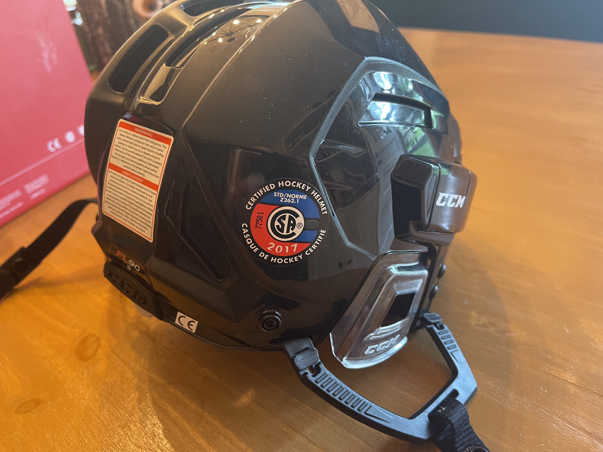 New SMALL CCM FL90 black hockey helmet | SidelineSwap
