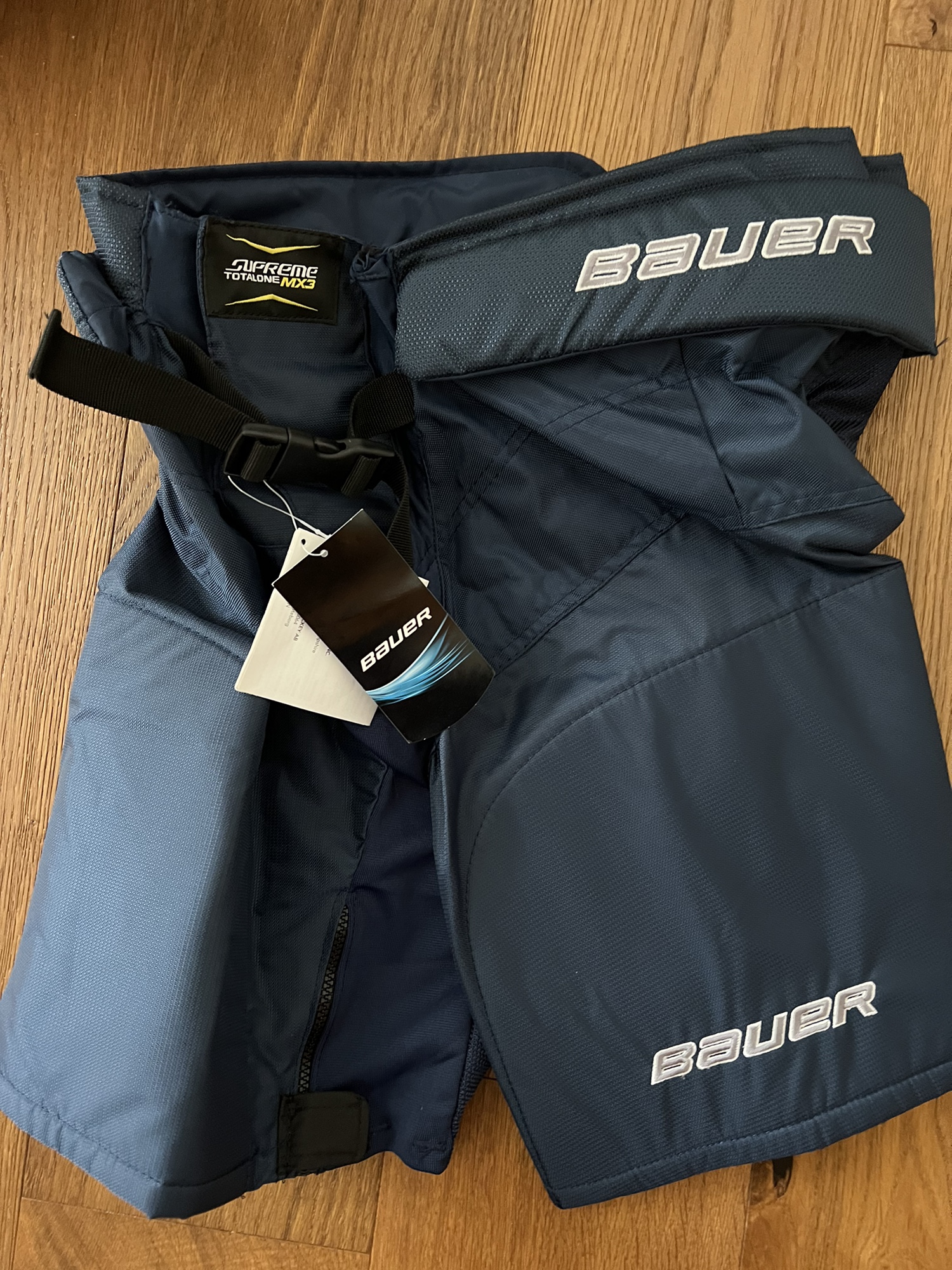 Blue New XL Bauer Supreme Total one MX3 Pant Shell | SidelineSwap