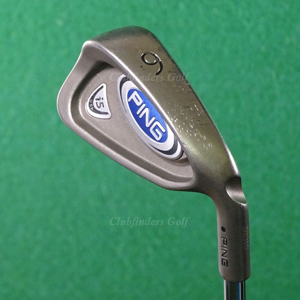 Ping i5 Black Dot Single 6 Iron Cushin AWT Steel Stiff | SidelineSwap