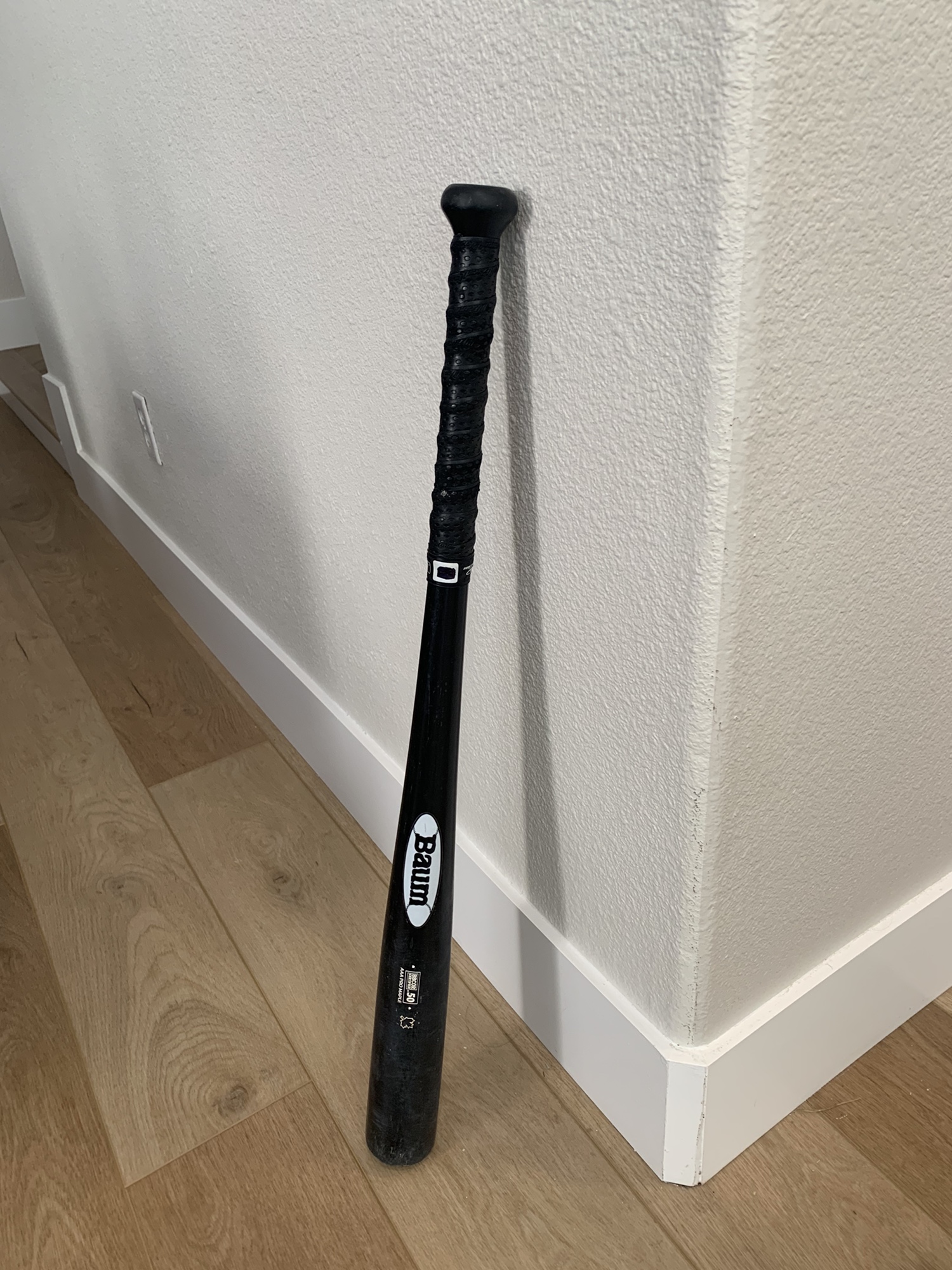 2021 BBCOR Wood Composite (-3) 28 oz 31" Baum Bat Pro Maple White Label ...