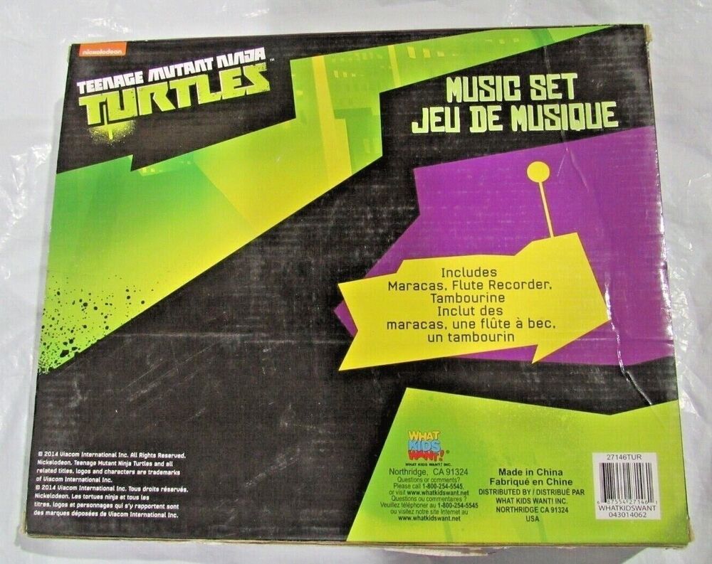 Teenage Mutant Ninja Turtles Music Set 4 Musical Instruments by What ...