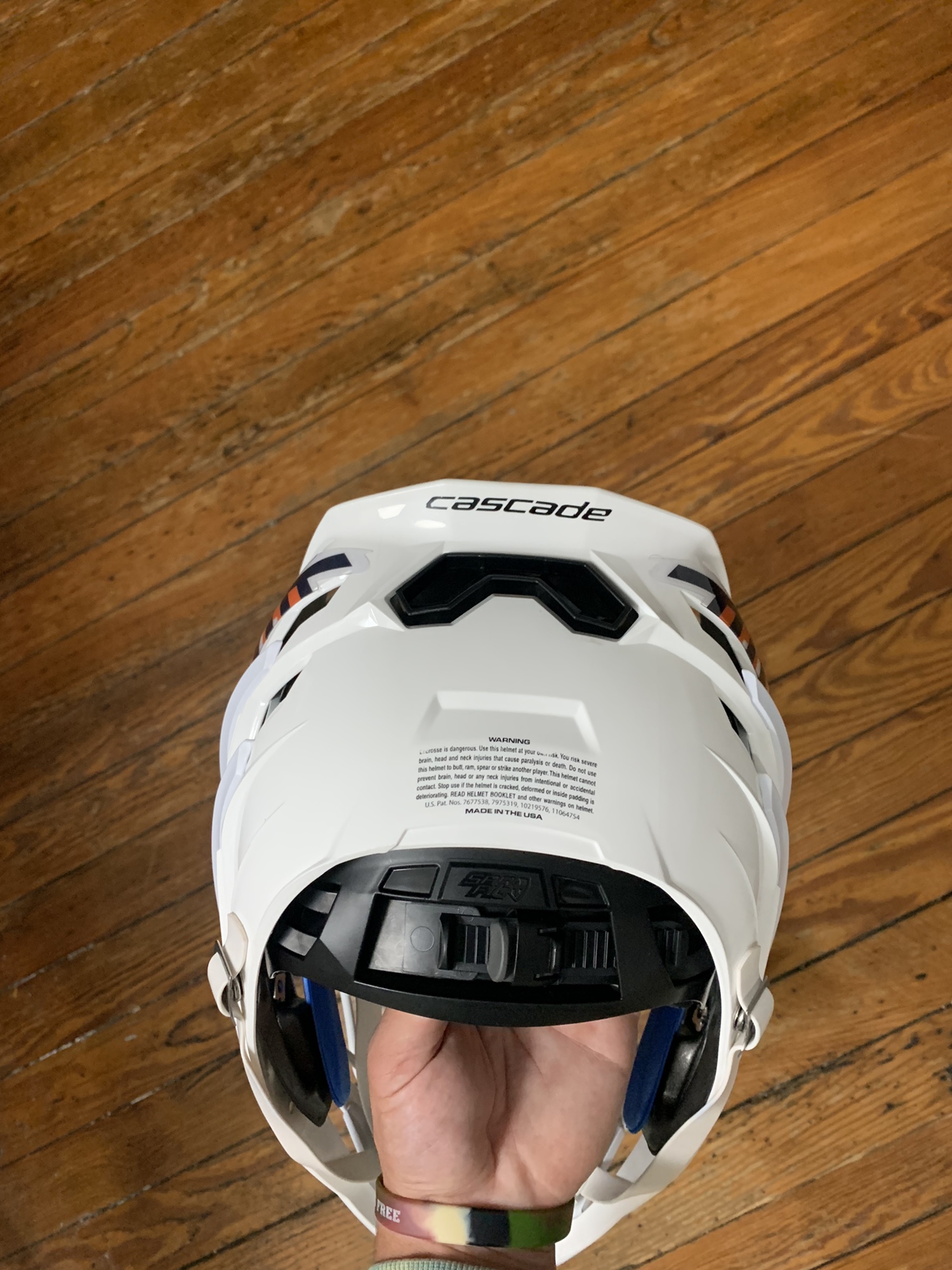 PLL Archers Cascade XRS - Signed by Tom Schreiber: his game worn helmet ...