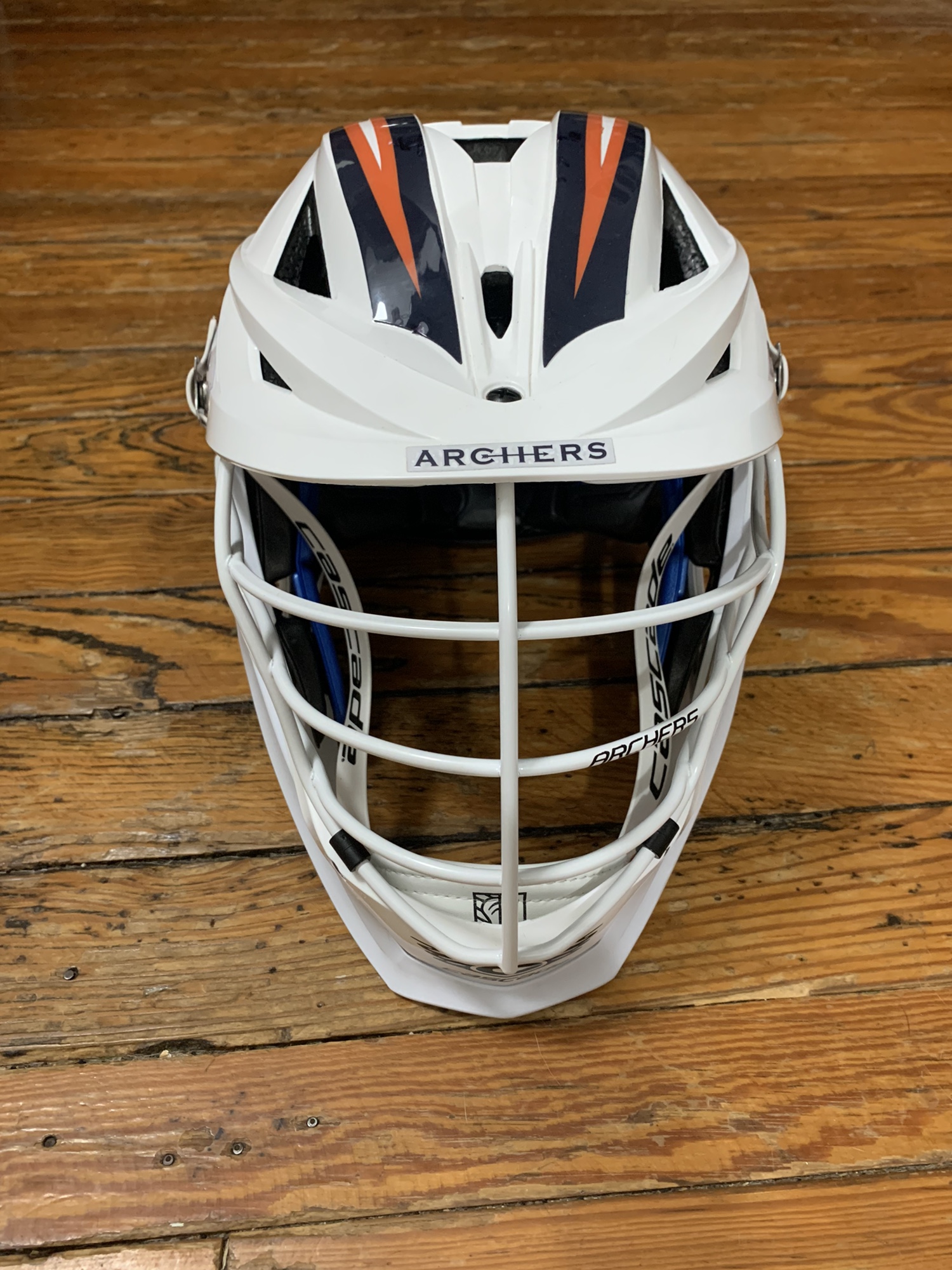 PLL Archers Cascade XRS - Signed by Tom Schreiber: his game worn helmet ...