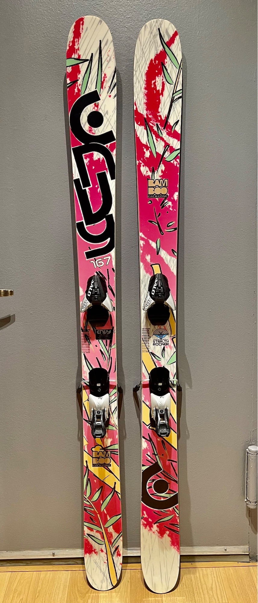 Liberty Envy All Mountain 167 cm Rocker Skis With Salomon Z 12 Bindings ...
