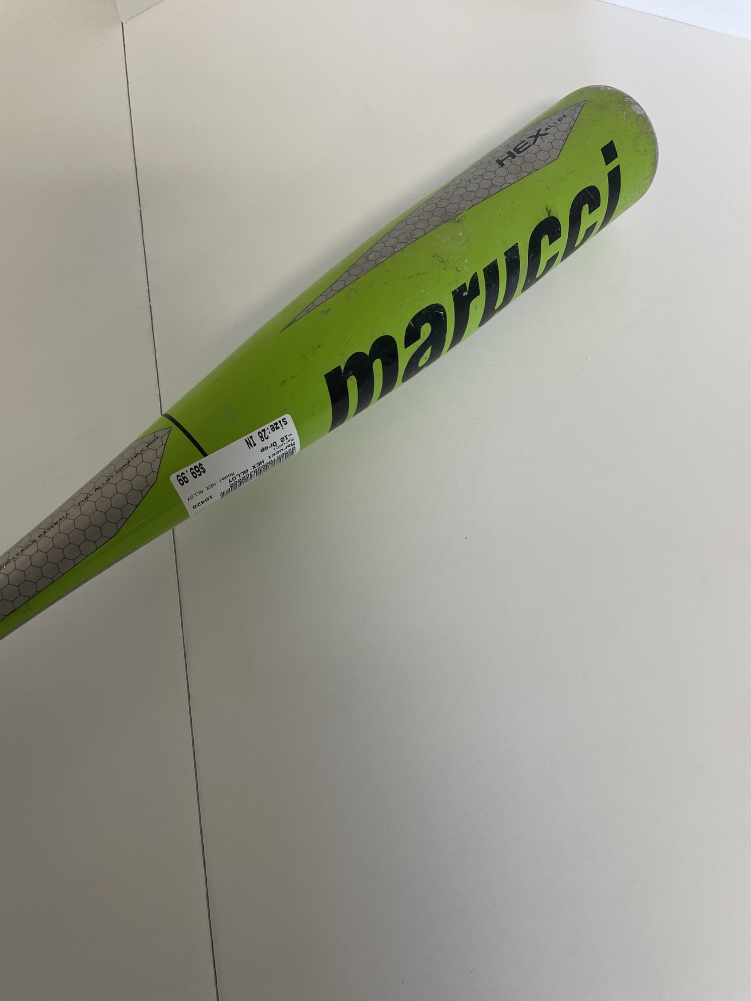 Used Marucci (-10) 18 oz 28" Hex Alloy Bat | SidelineSwap
