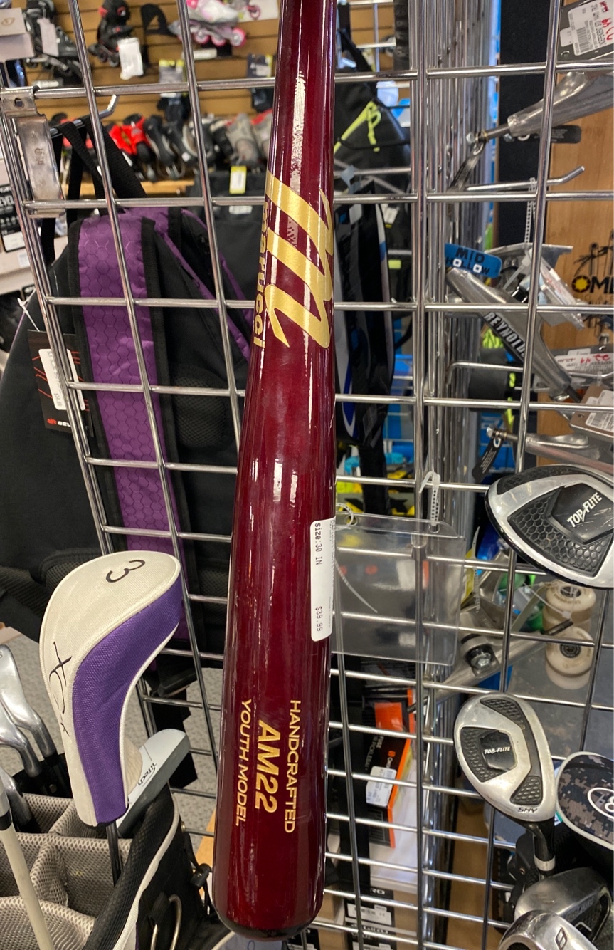 Marucci AM22 pro model wood Used 30" Bat youth | SidelineSwap