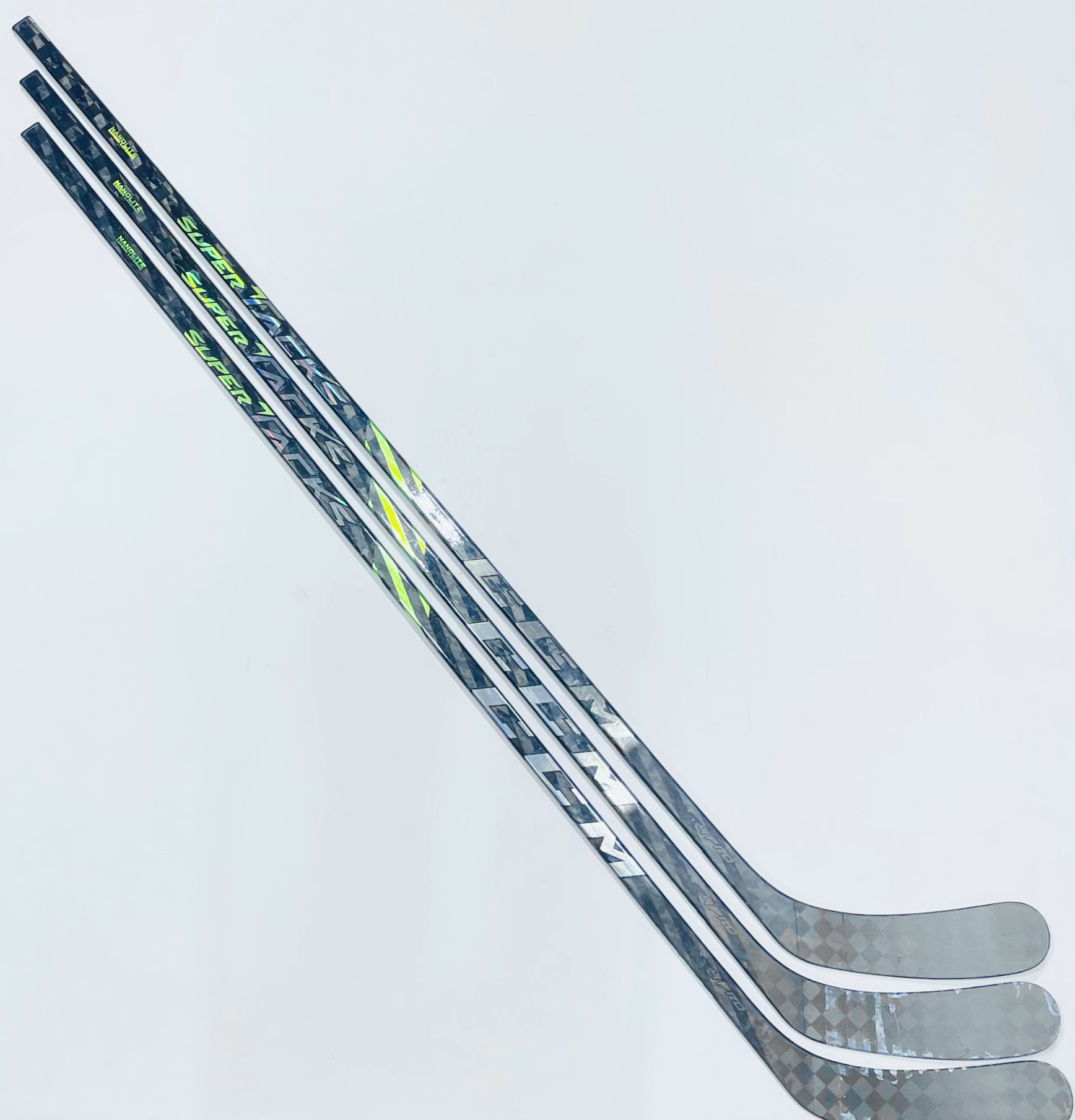 3 Pack CCM Supertacks AS4 Pro Hockey Sticks-LH-P90-95 Flex-Stick' Em ...