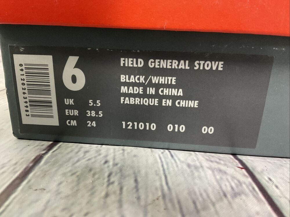 Nike Field General Stove Mens Football Shoes Size 6 White Black New ...