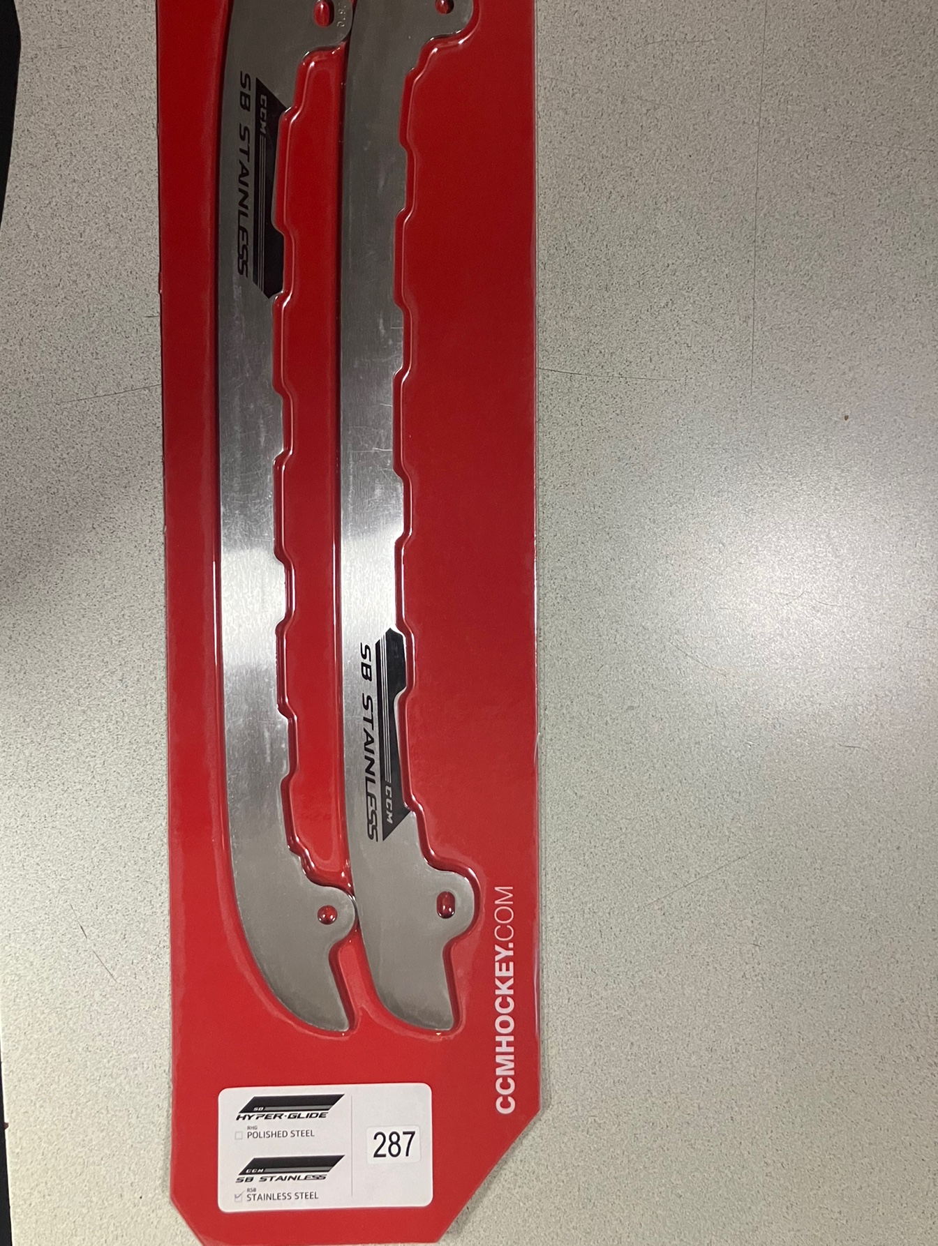 Brand New CCM 287 mm sb stainless | SidelineSwap