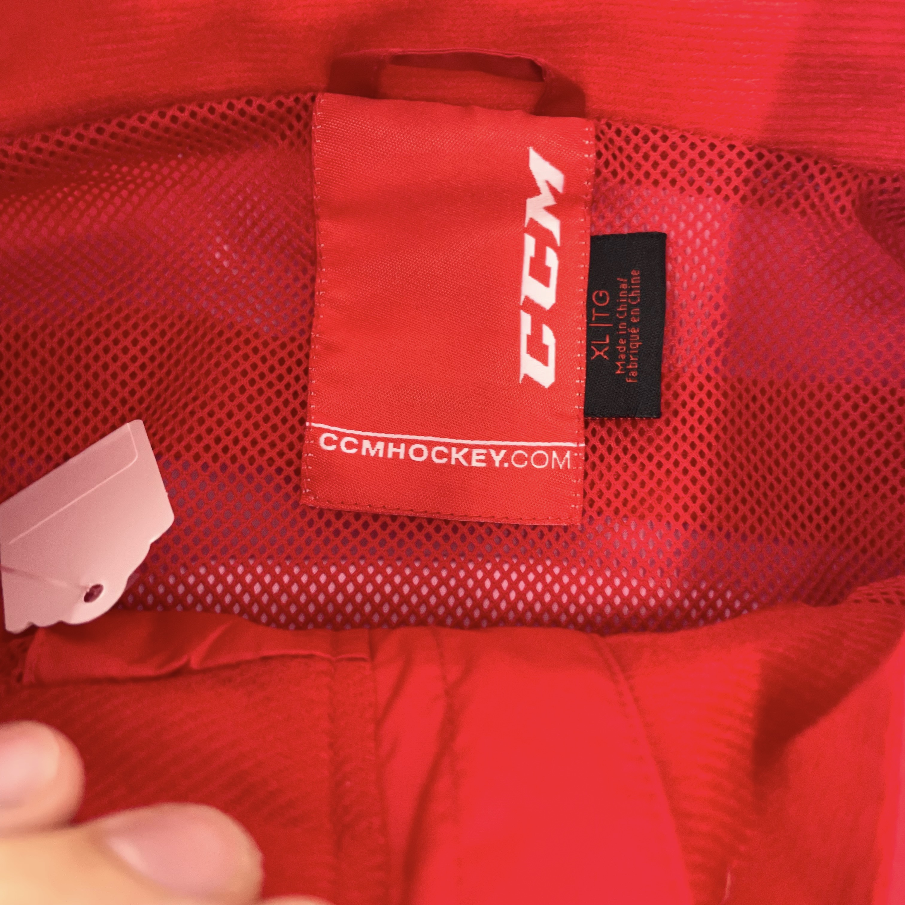 Brand New Red CCM Junior Ice Hogs Coaches Jacket | Size XL | J538 ...