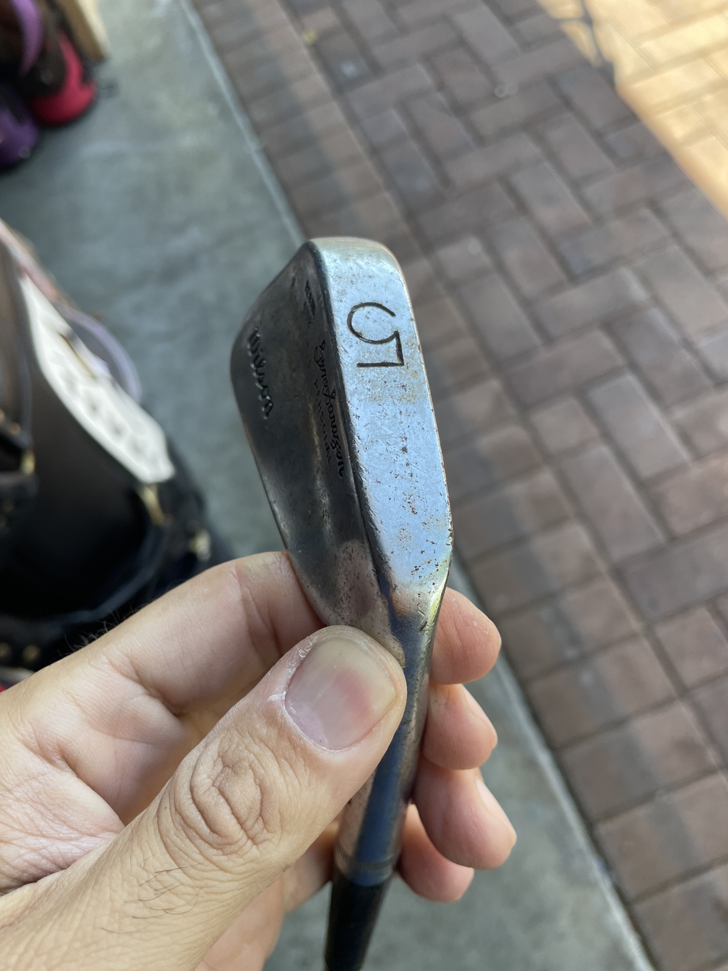 Vintage Wilson iron 5/9 personal edition in right Handed, steel shaft ...