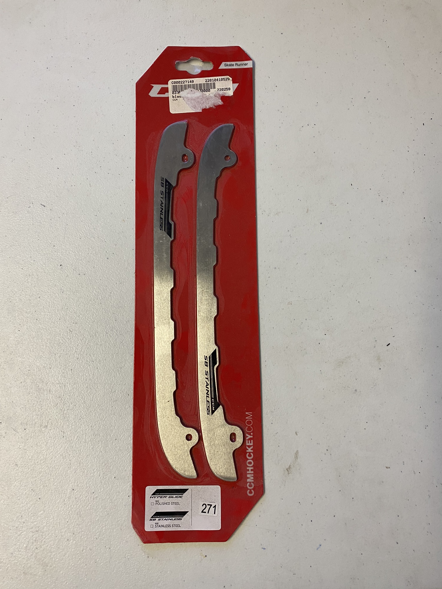 New CCM 271 mm SB Stainless | SidelineSwap