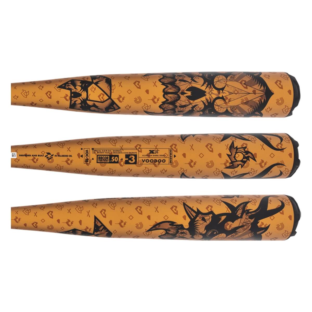 New 2023 DeMarini Voodoo One Gold BBCOR (-3) | SidelineSwap