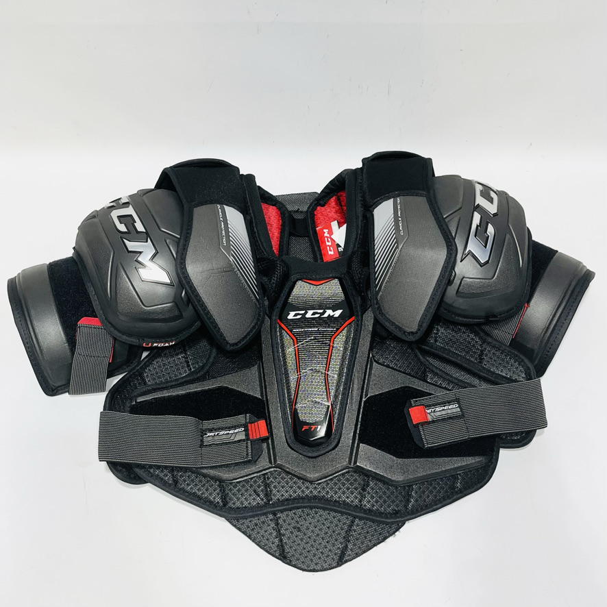 NHL Pro Stock CCM Jetspeed FT1 Pro Shoulder Pads-Medium | SidelineSwap