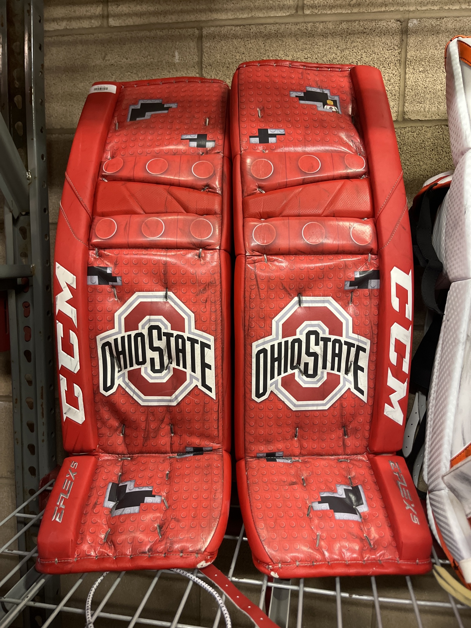 Ohio State Lego CCM 35+2 Regular Eflex 5 Goalie Full Set | SidelineSwap