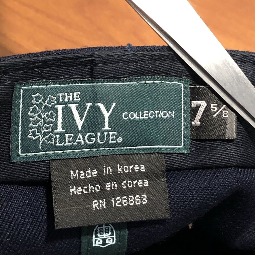 Yale Bulldogs Hat Baseball Cap Fitted Adult 7 5/8 College University ...