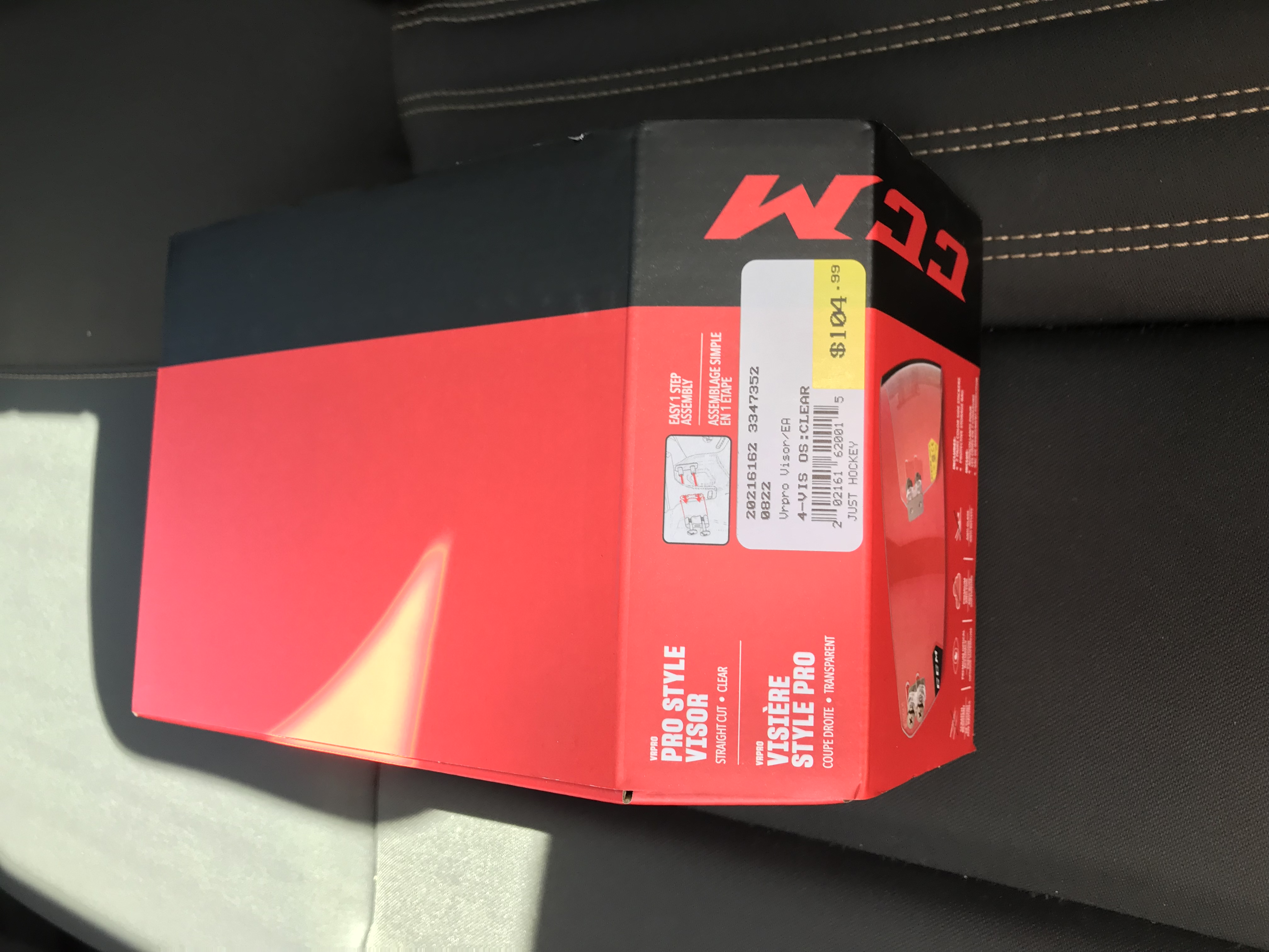 New CCM VR-Pro Straight clear Visor | SidelineSwap