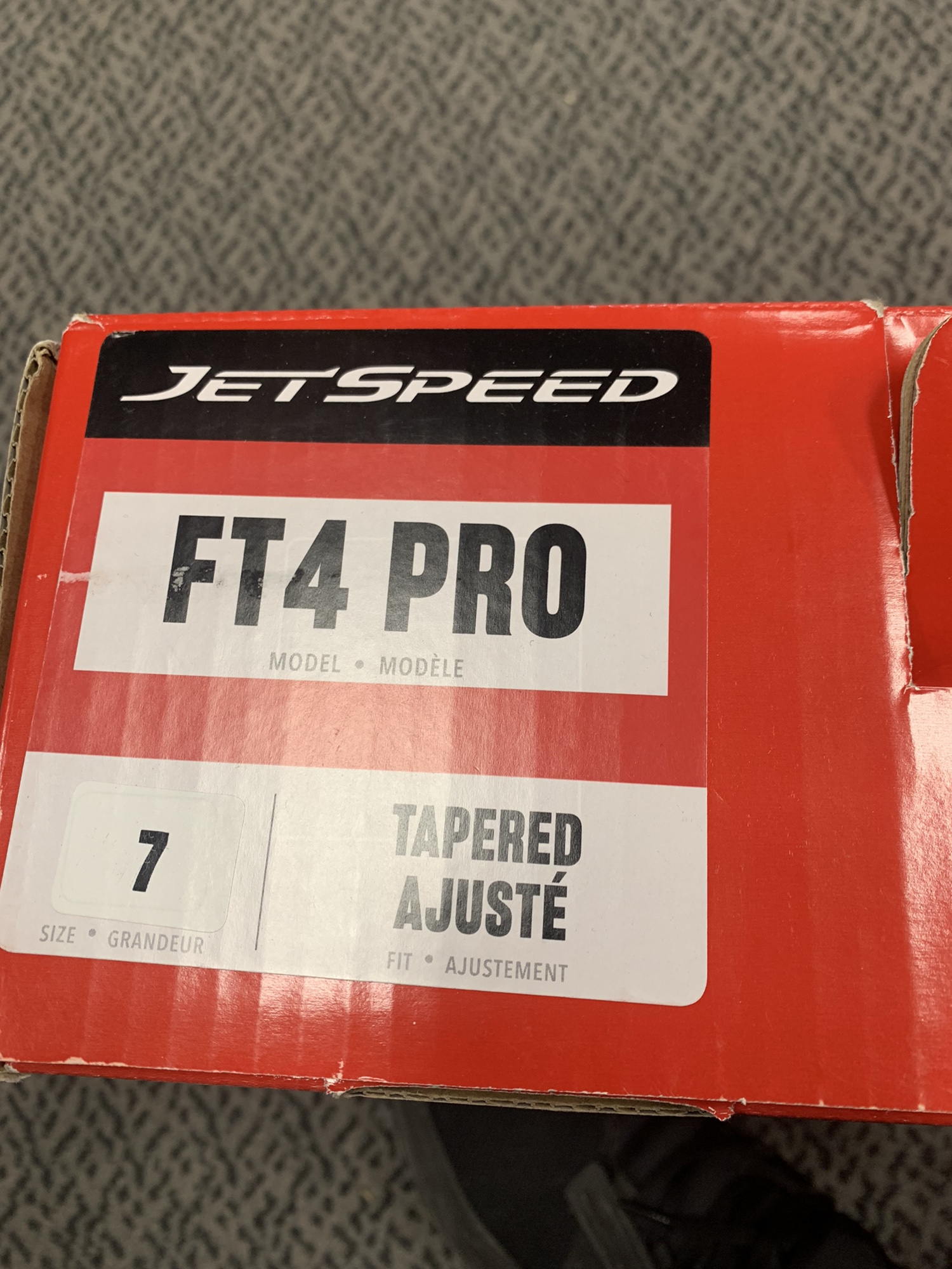 New CCM Tapered Size 7 JetSpeed FT4 Pro Hockey Skates | SidelineSwap