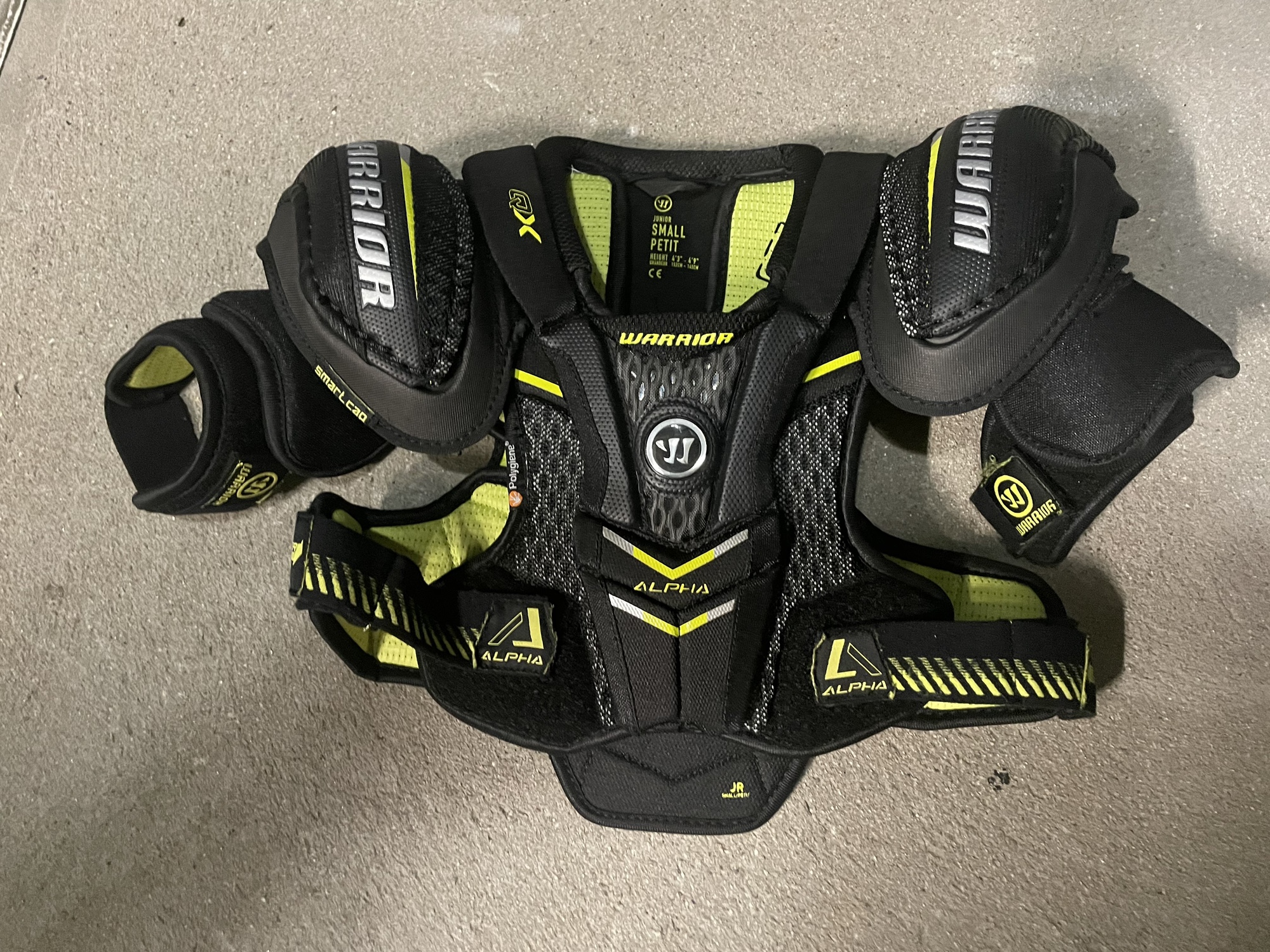 Junior Small Warrior Alpha QX Shoulder Pads | SidelineSwap