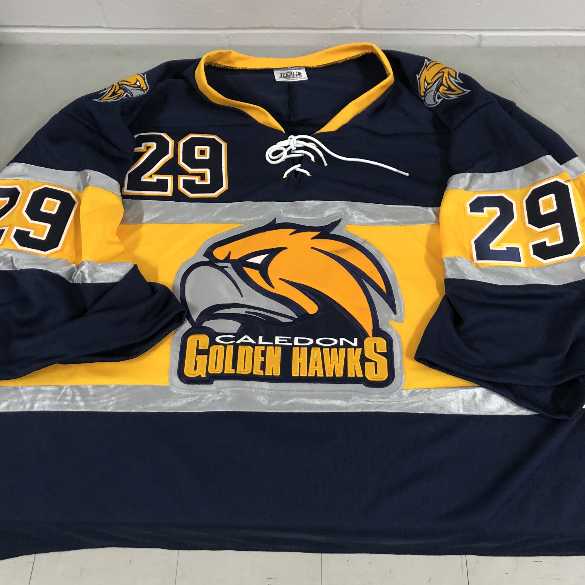 NEW Goalie Cut Caledon Golden Hawks #29 | SidelineSwap
