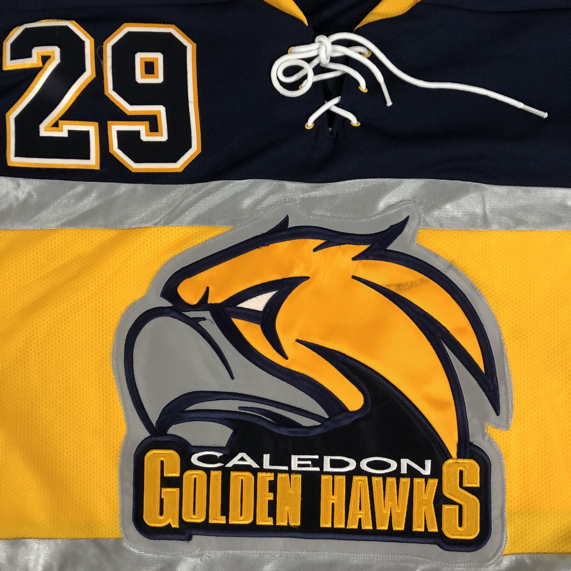 NEW Goalie Cut Caledon Golden Hawks #29 | SidelineSwap