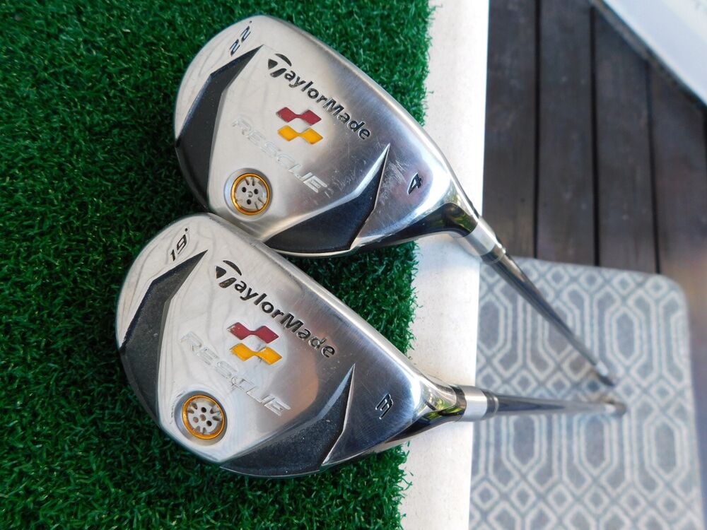TaylorMade RESCUE (3 & 4) Hybrid Set w/ ALDILA 65g Stiff Flex Shafts ...
