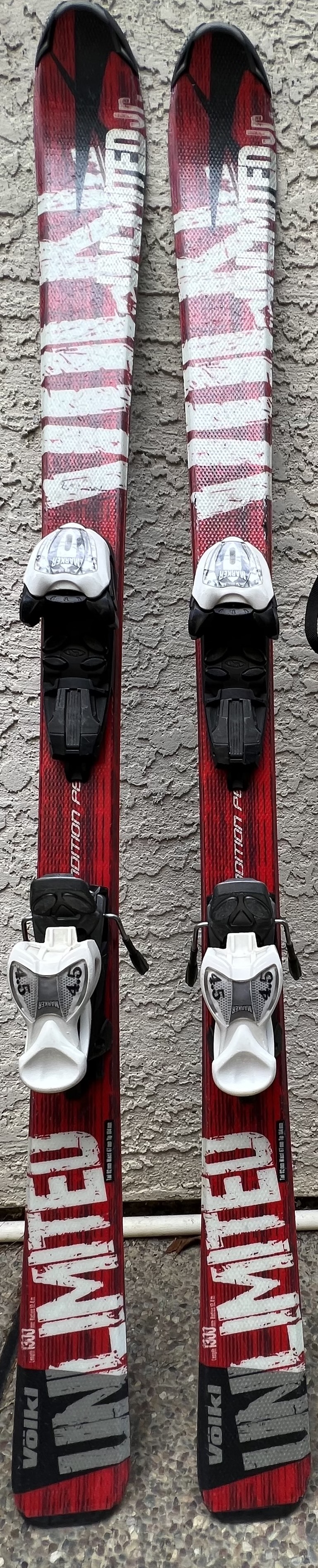 Used Kid's Volkl All Mountain Skis 130cm With Bindings | SidelineSwap