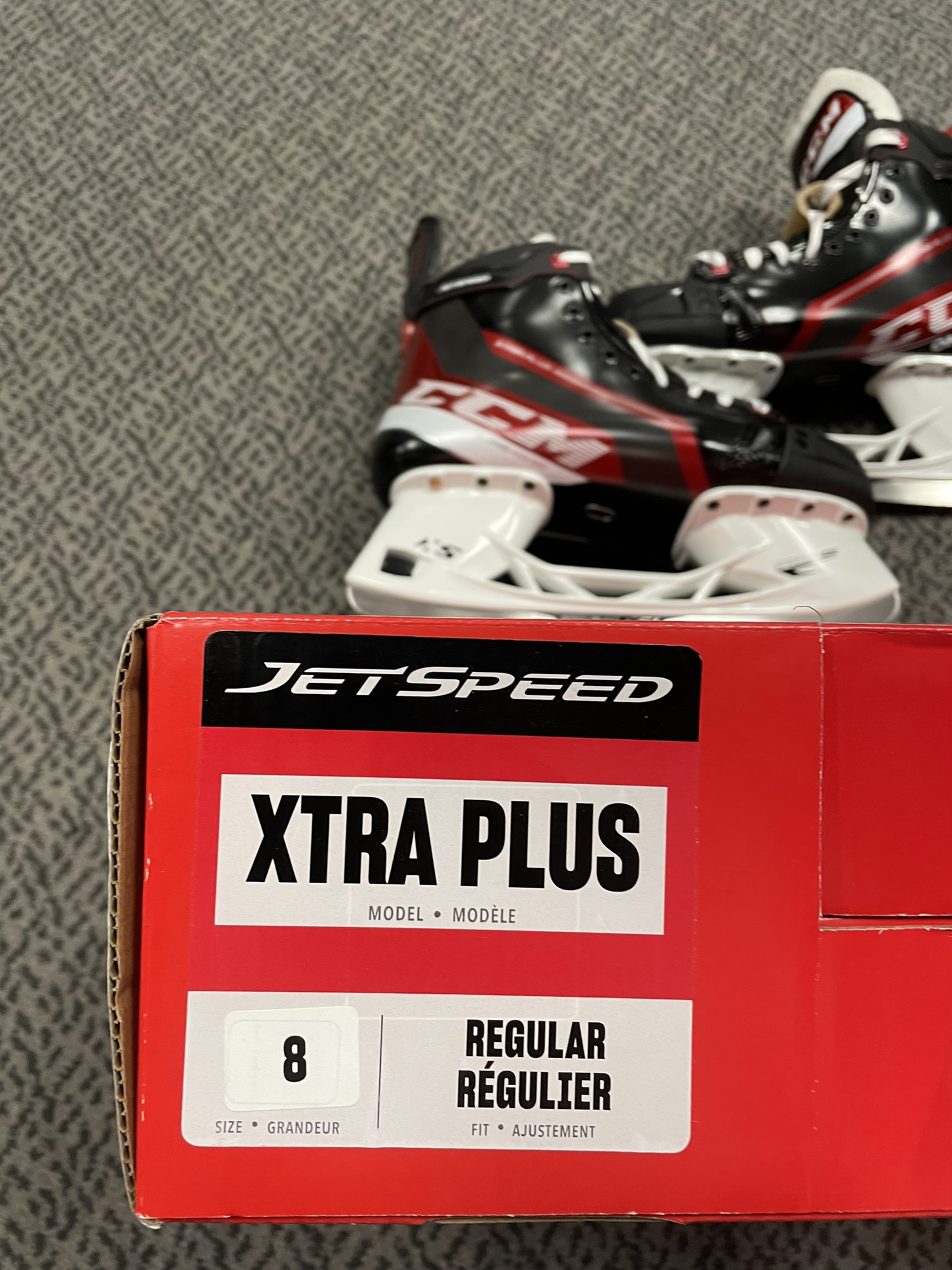 CCM Jetspeed XTRA PLUS size 8 regular width | SidelineSwap