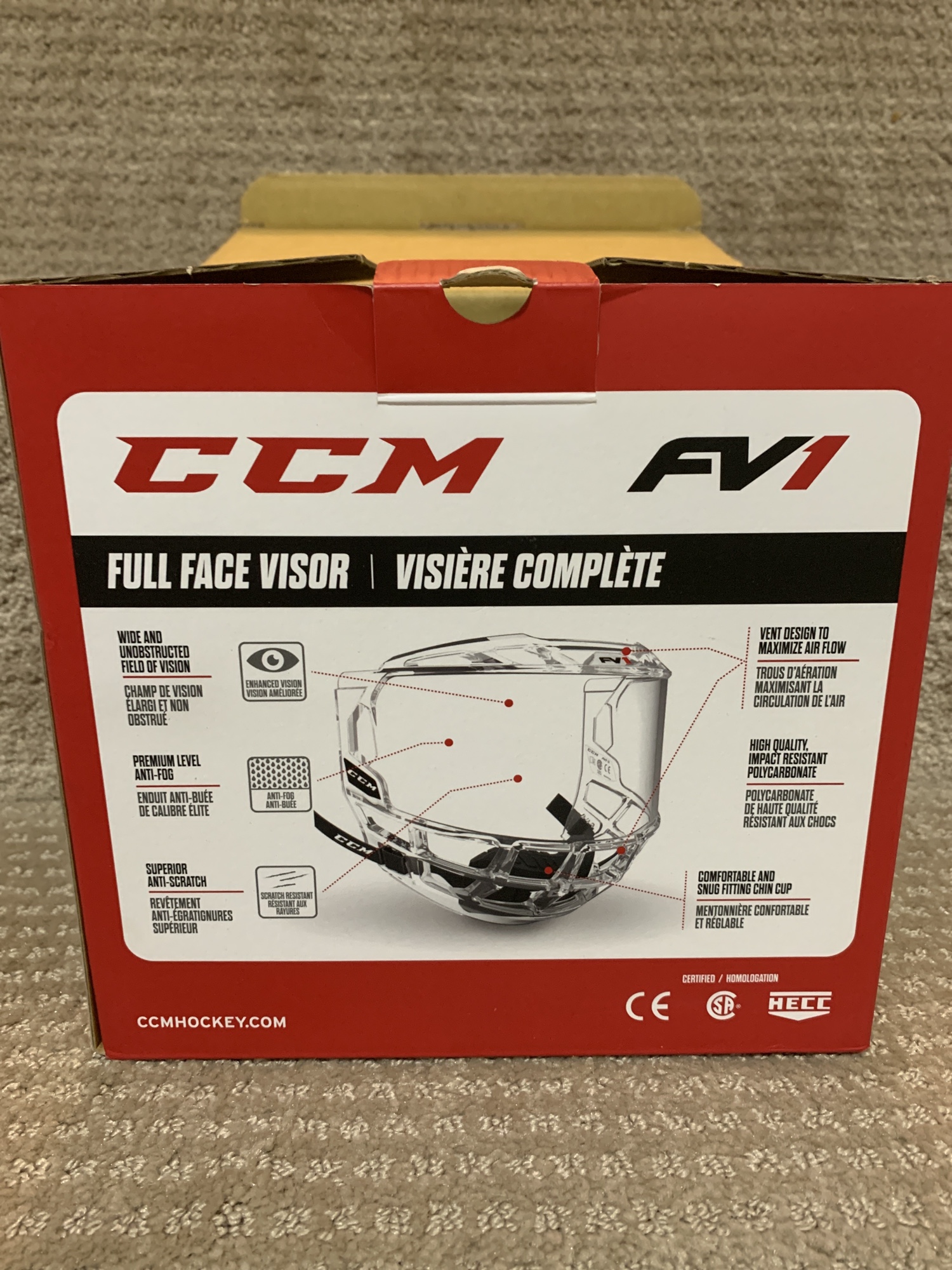 CCM FV1 Full Face Visor | SidelineSwap