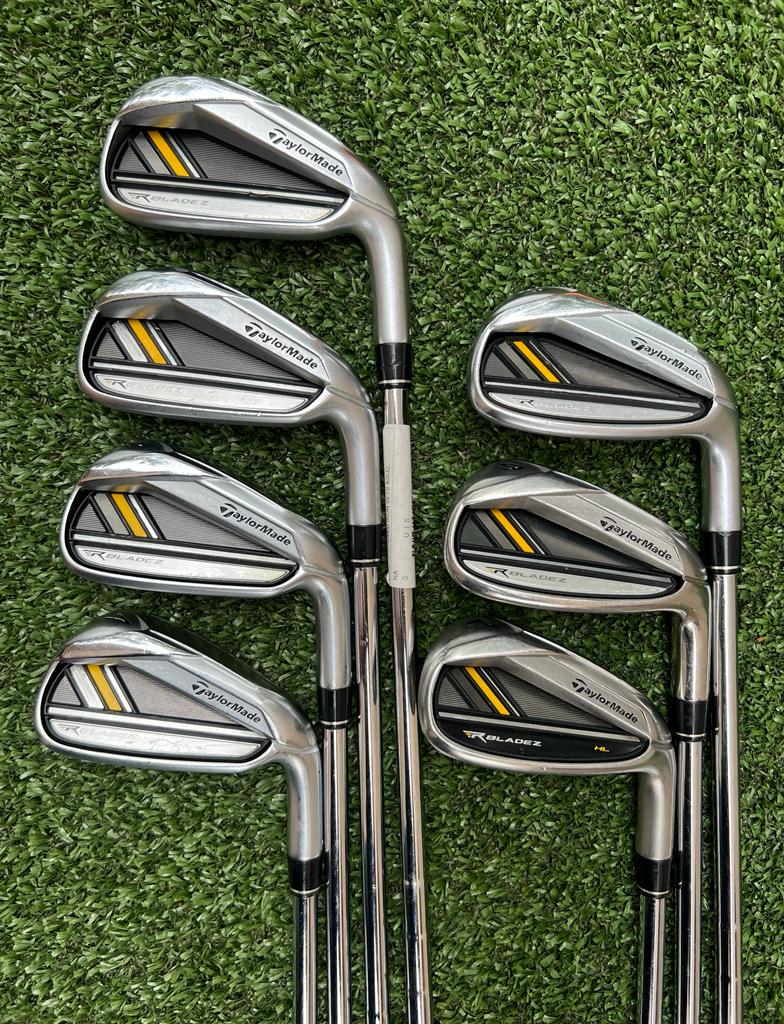 TaylorMade RBladez 4-PW Iron Set, RH, KBS Regular Steel Shafts +.5 ...