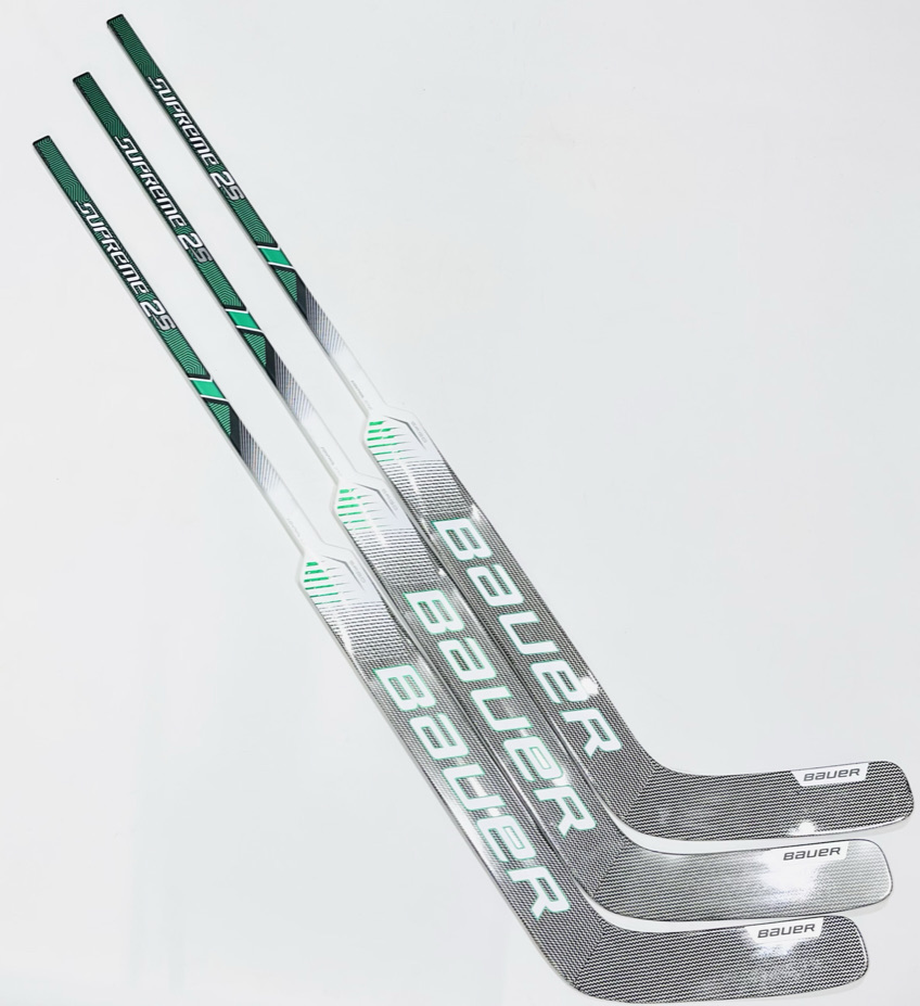 New 3 Pack Custom Green Bauer Supreme 2S (Ultrasonic Build) Goalie ...