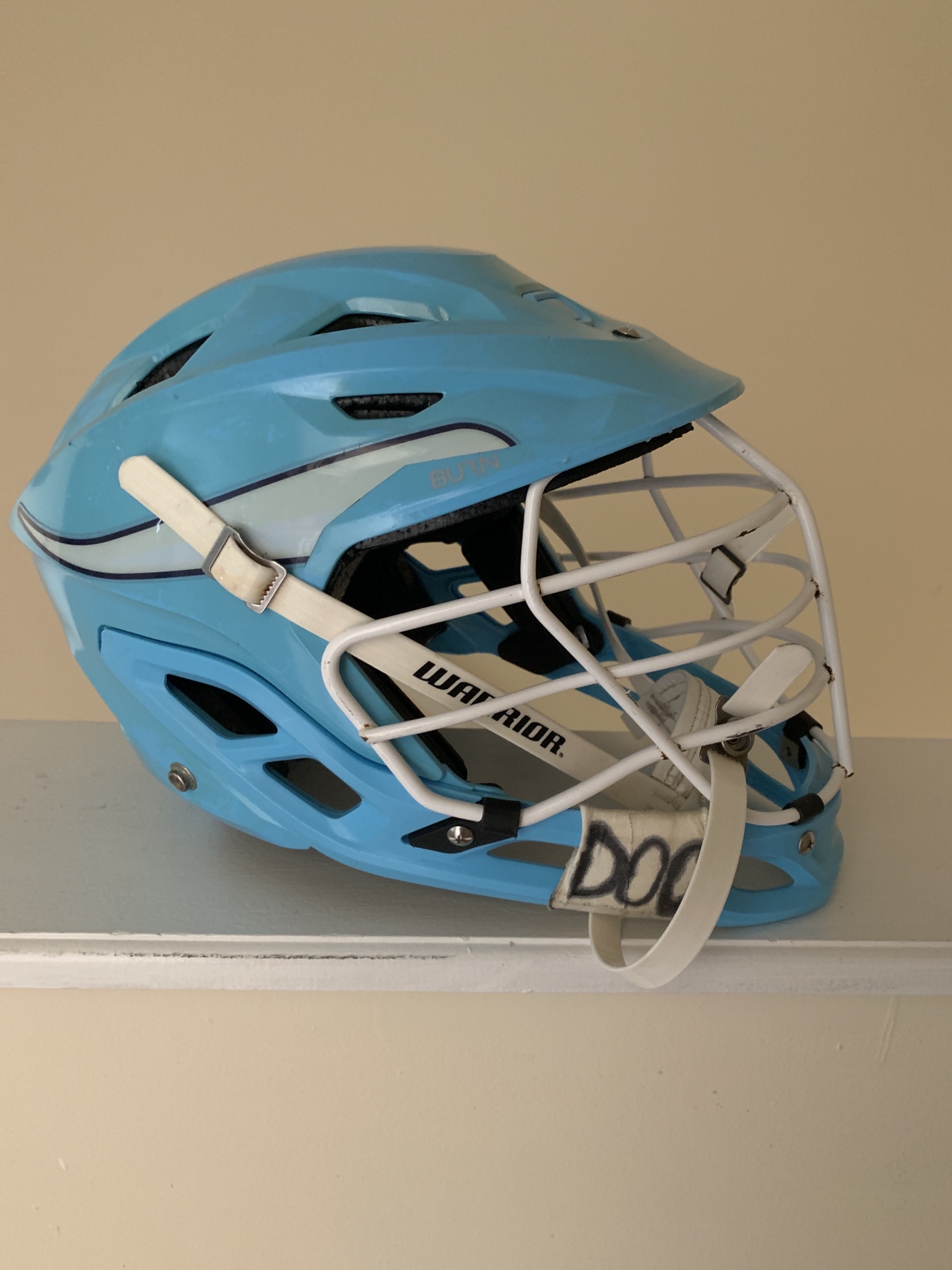 2022 GAME USED TUCKER DURKIN PLL ATLAS BURN HELMET | SidelineSwap