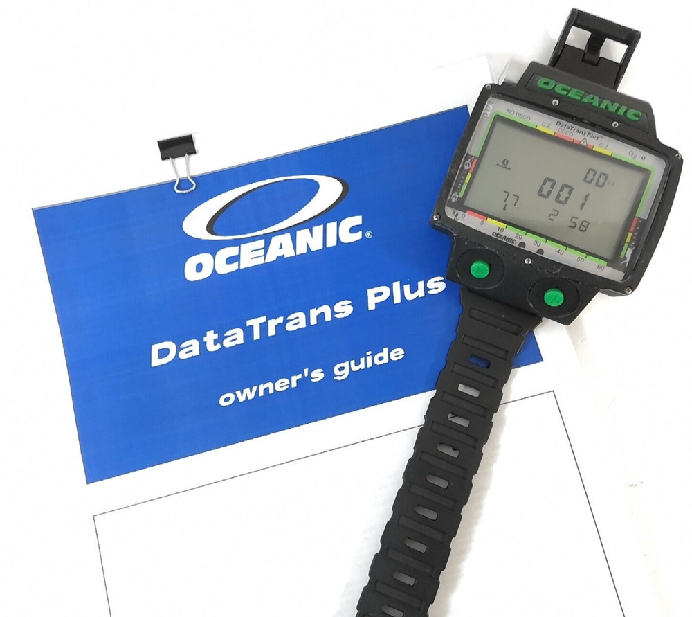 Oceanic DataTrans Plus Wireless Nitrox Scuba Dive Computer Data Trans ...