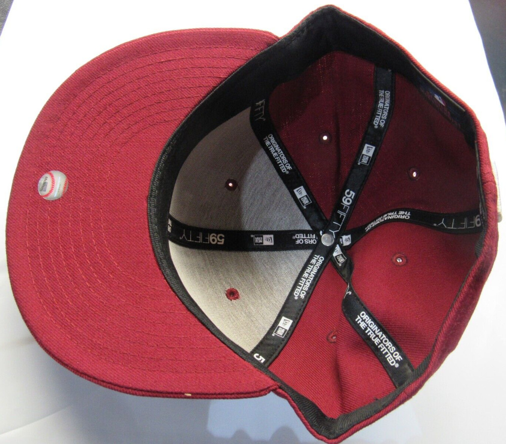 MLB Kansas City Royals New Era 59FIFTY Fitted Maroon/White KC Baseball ...