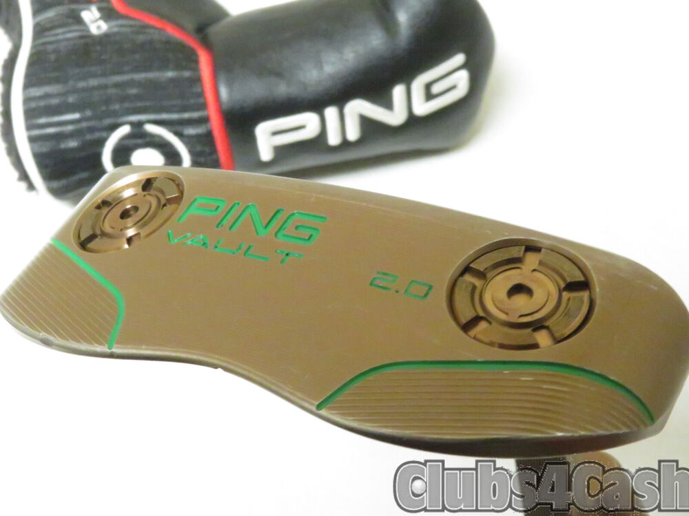 PING Vault 2.0 B60 Copper Putter Green Dot Stealth Steel 33.5" +Cover ...