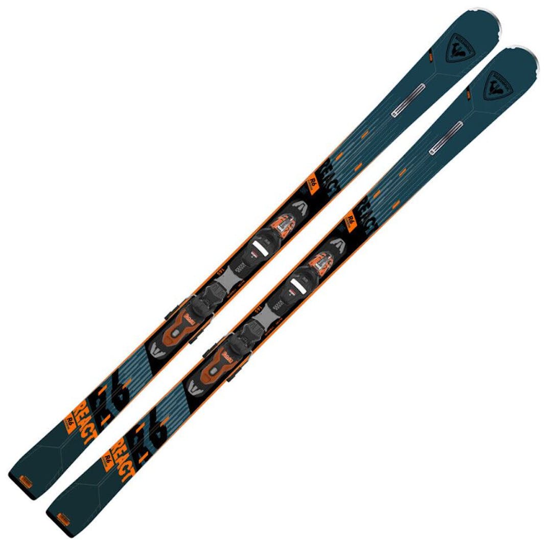 New Rossignol React 6 On Piste Men's Skis + Xpress 11 Gw B83 Bindings ...